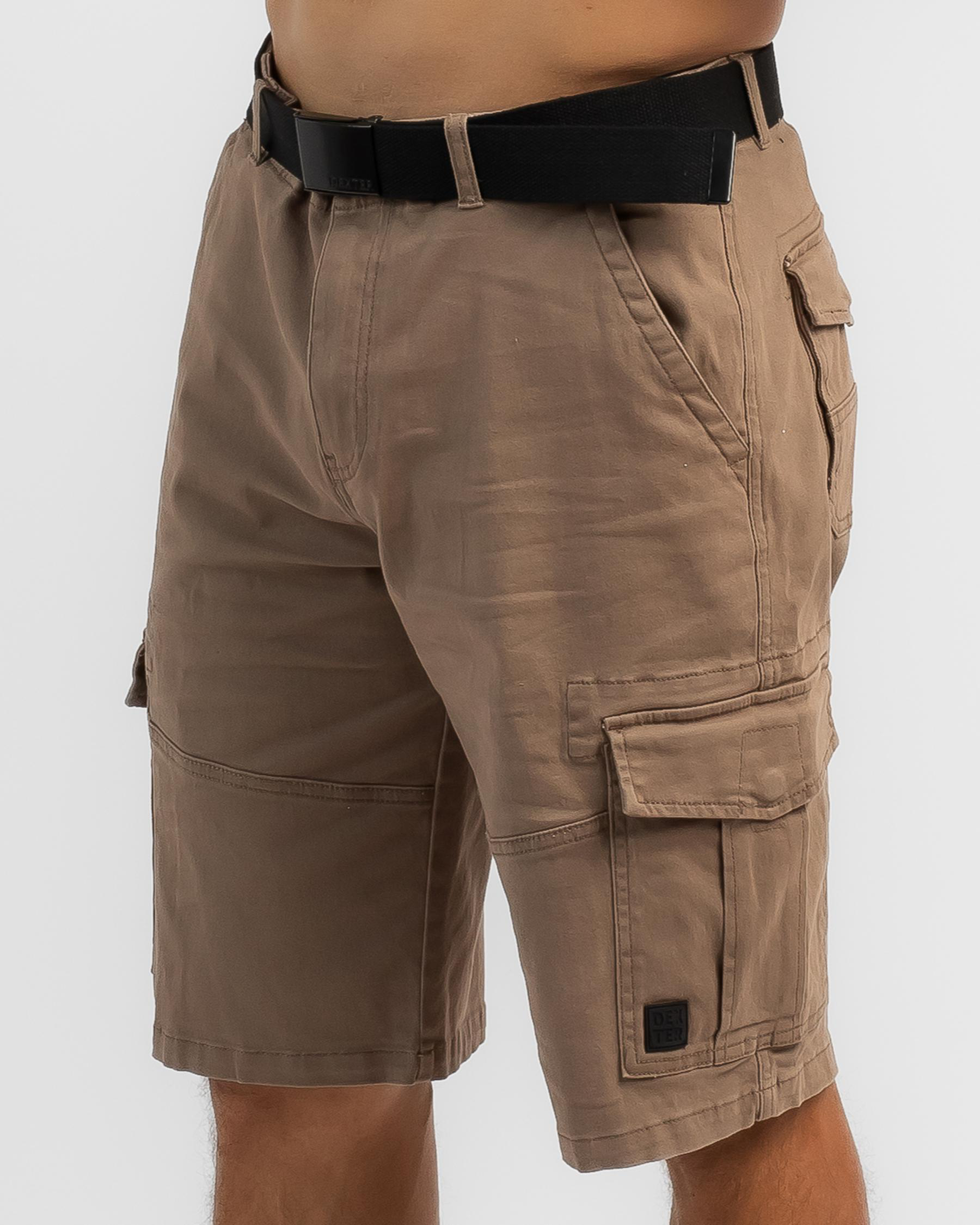 Shop Dexter Guardian Cargo Shorts In Tan - Fast Shipping & Easy Returns ...