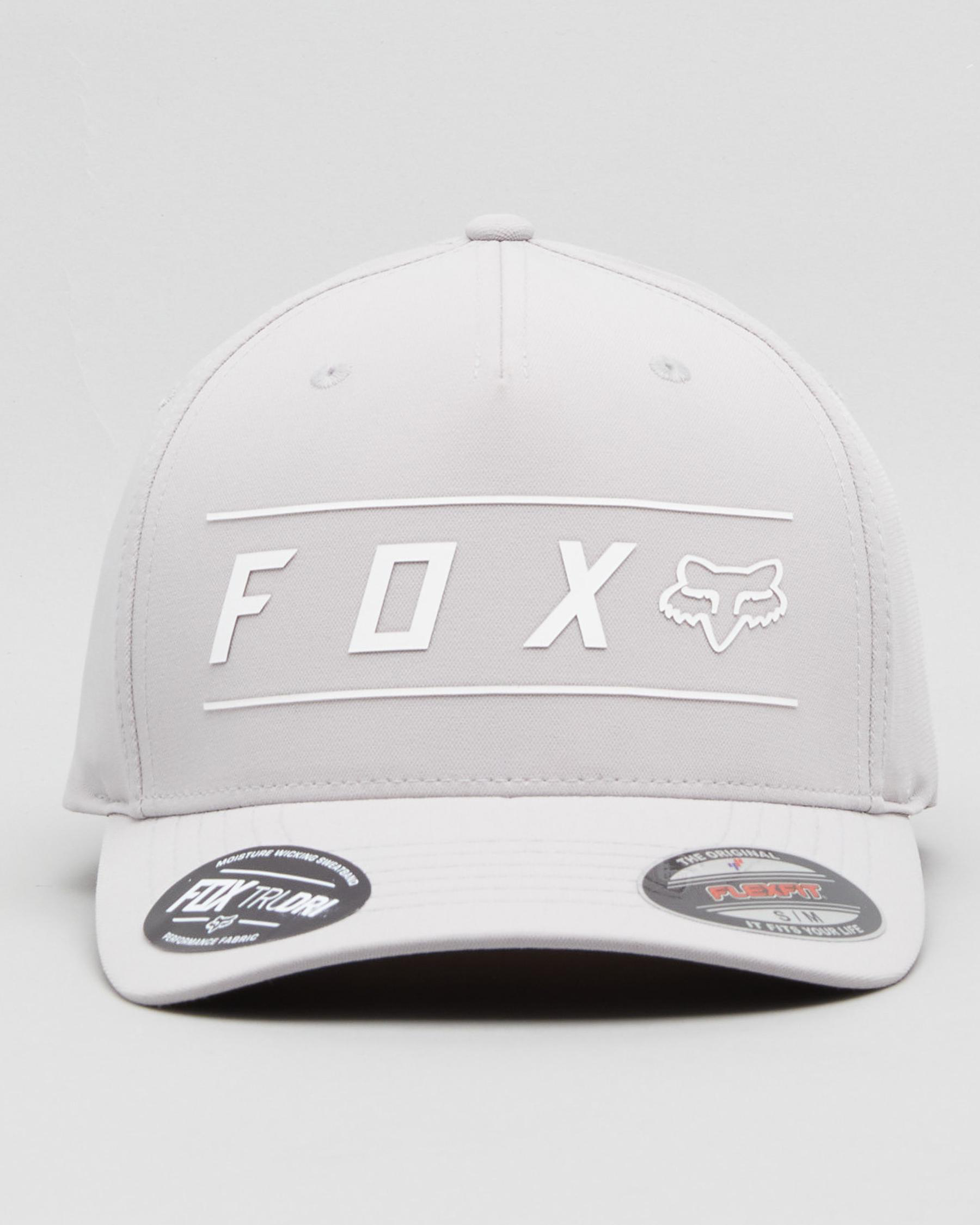 Shop Fox Pinnacle Tech Flexfit Cap In Pewter - Fast Shipping & Easy ...