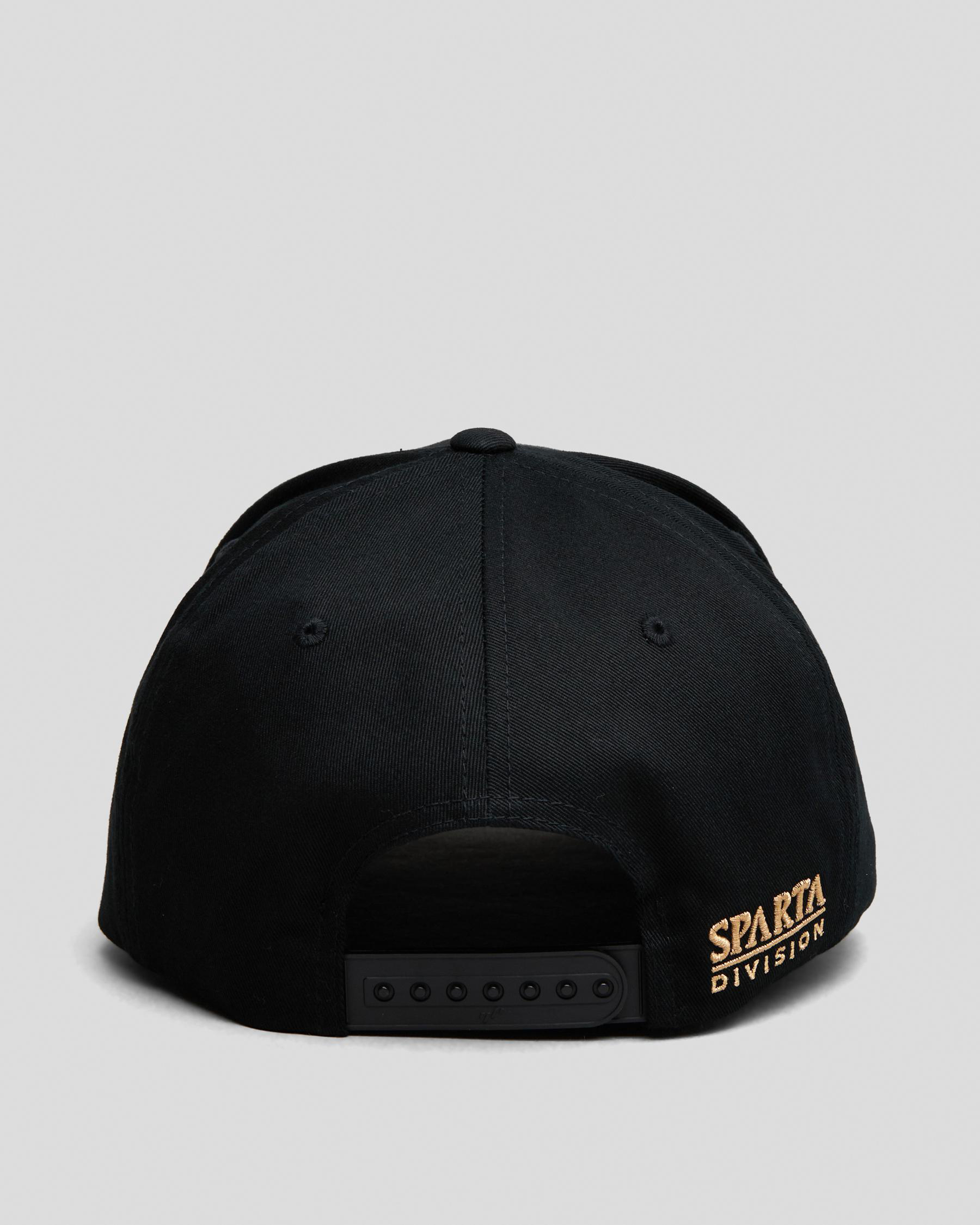 Shop Sparta Colosseum Snapback Cap In Black - Fast Shipping & Easy ...