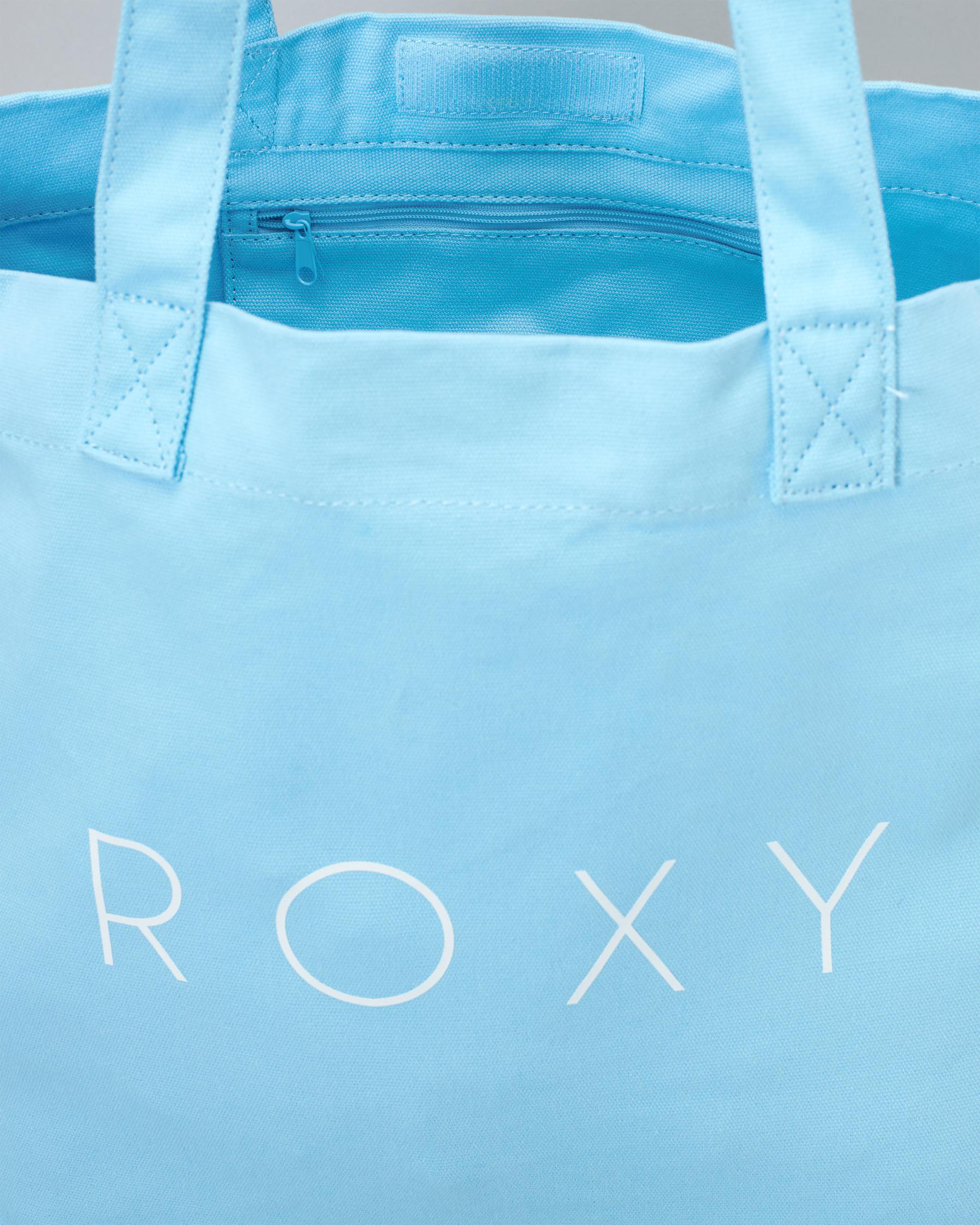 Shop Roxy Go For It Beach Bag In Clear Sky - Fast Shipping & Easy ...