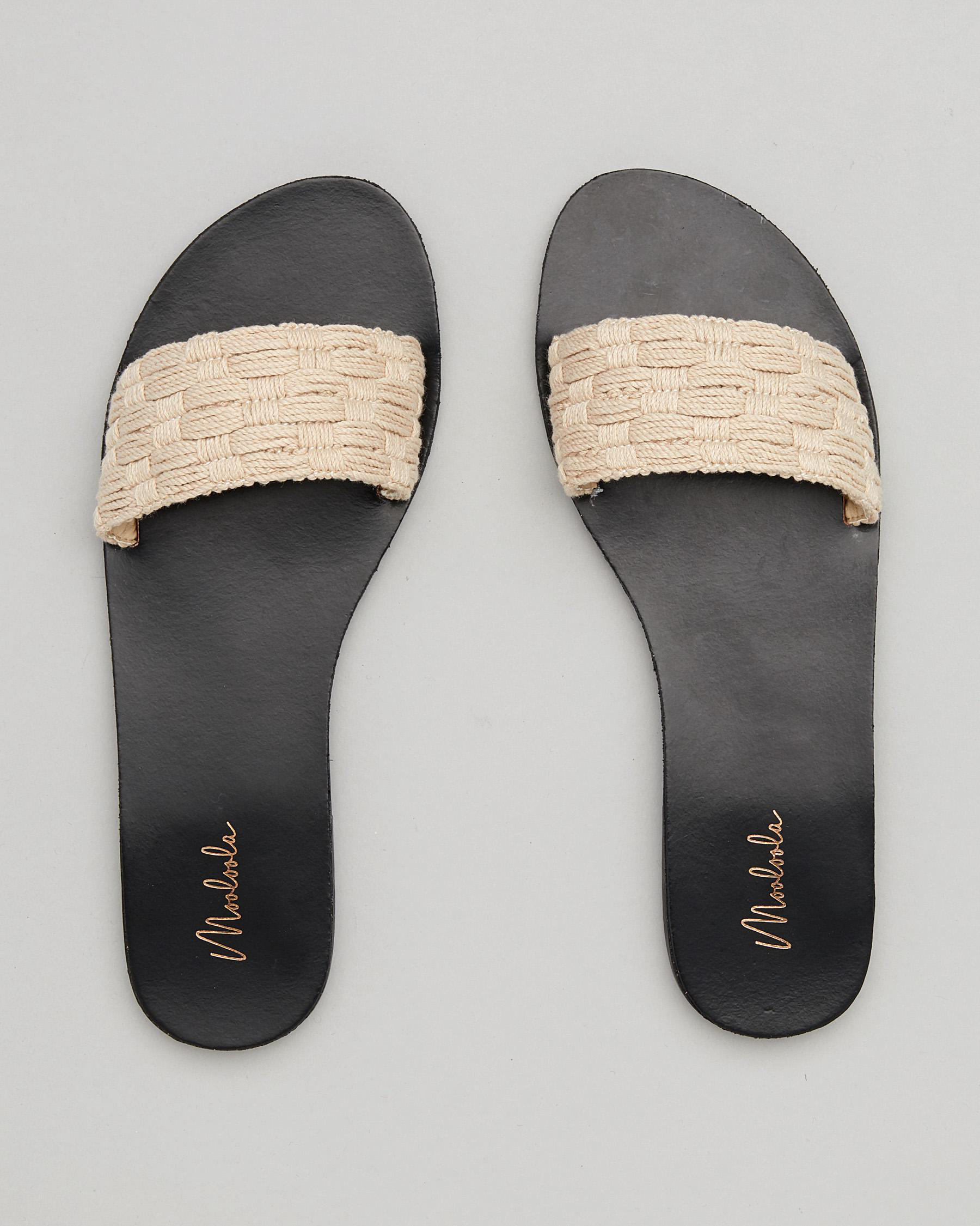 Shop Mooloola Stormi Sandals In Taupe/black - Fast Shipping & Easy ...