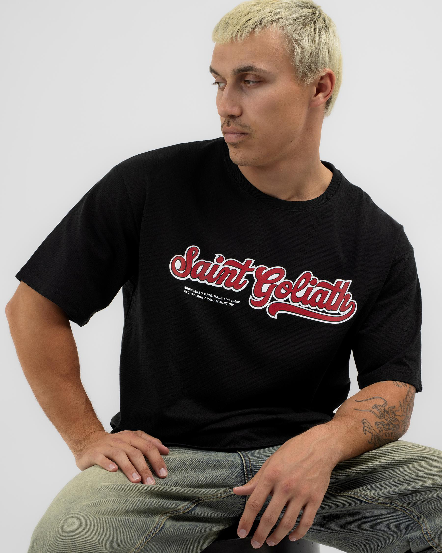 Shop St. Goliath Series T-Shirt In Black - Fast Shipping & Easy Returns ...