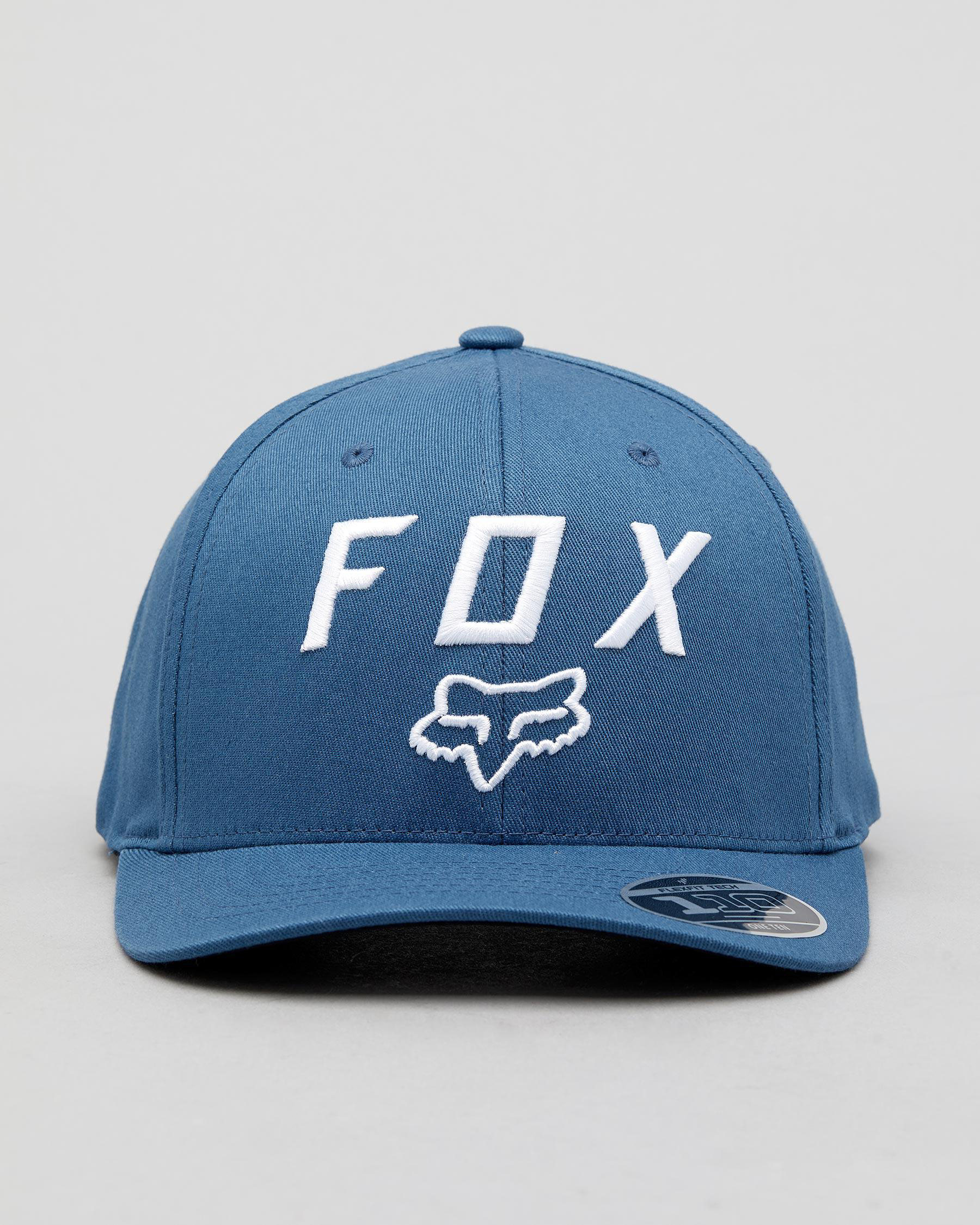 Shop Fox Legacy Moth 110 Cap In Dusty Blue - Fast Shipping & Easy ...