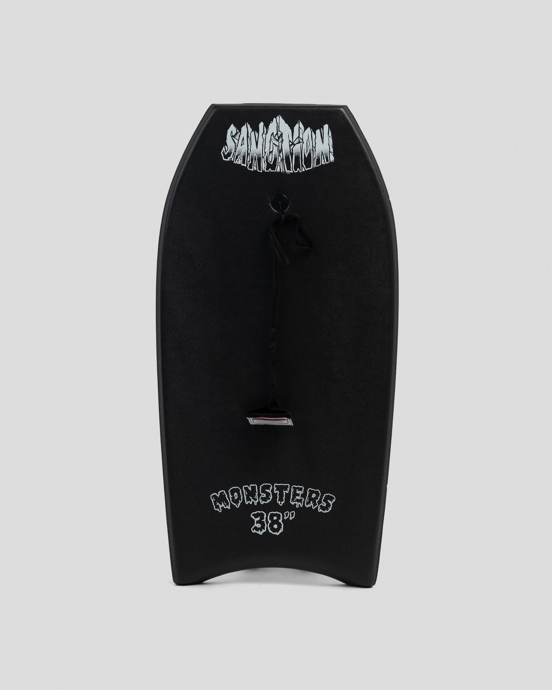Shop Miscellaneous Monsters 38" Bodyboard In Black - Fast Shipping ...