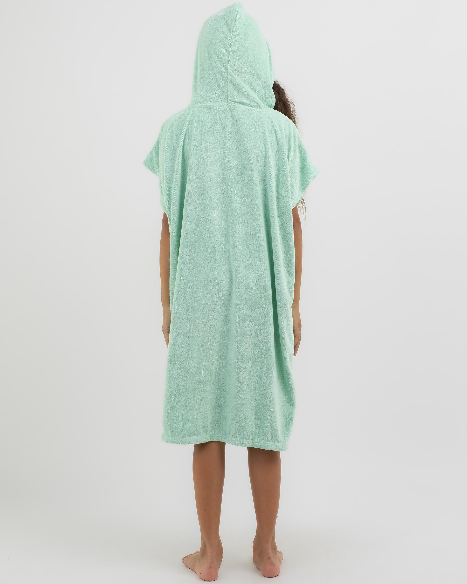 Shop Rip Curl Girls' Classic Surf Hooded Towel In Mint - Fast Shipping ...