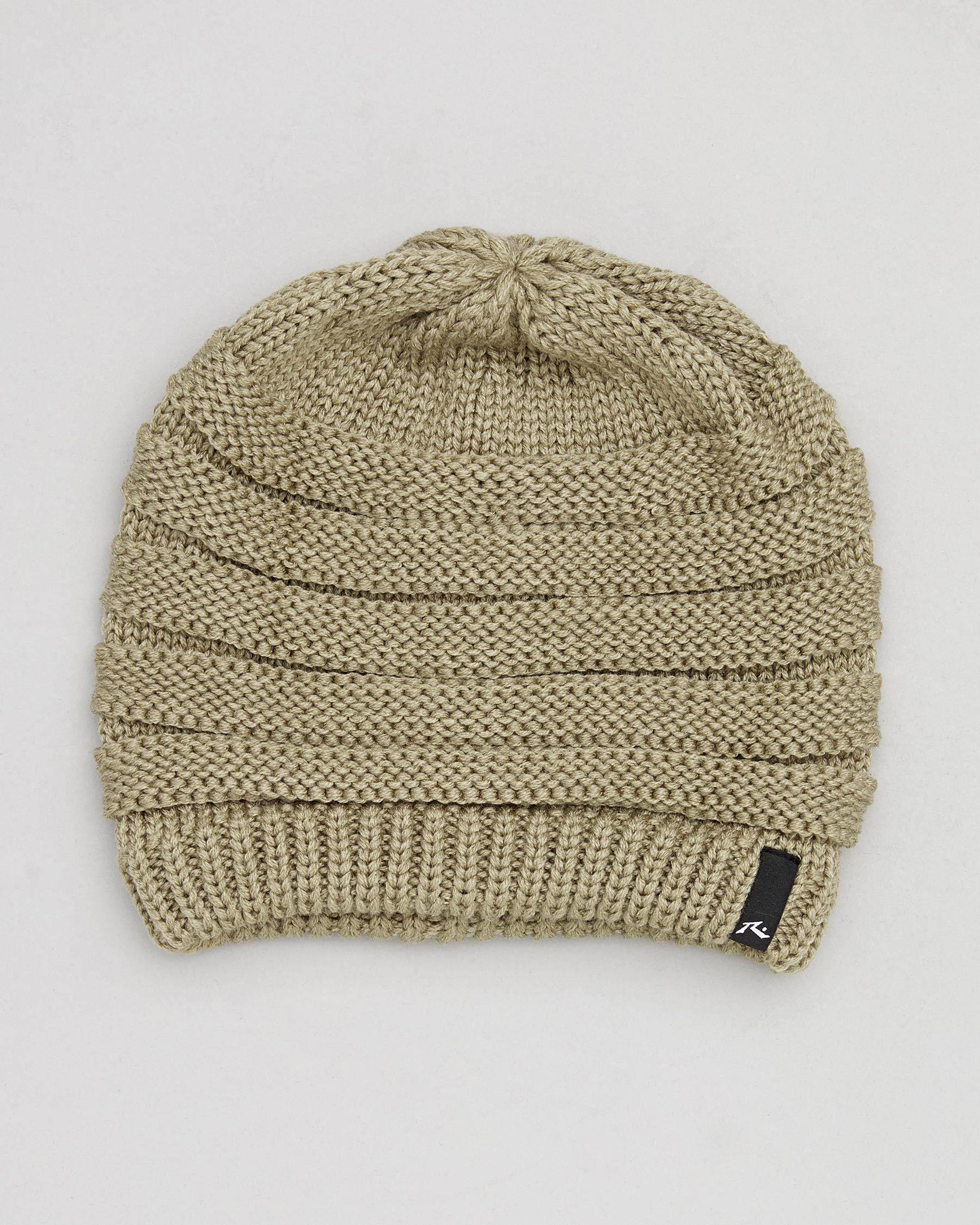 Shop Rusty Bay Beanie In Faded Olive - Fast Shipping & Easy Returns ...