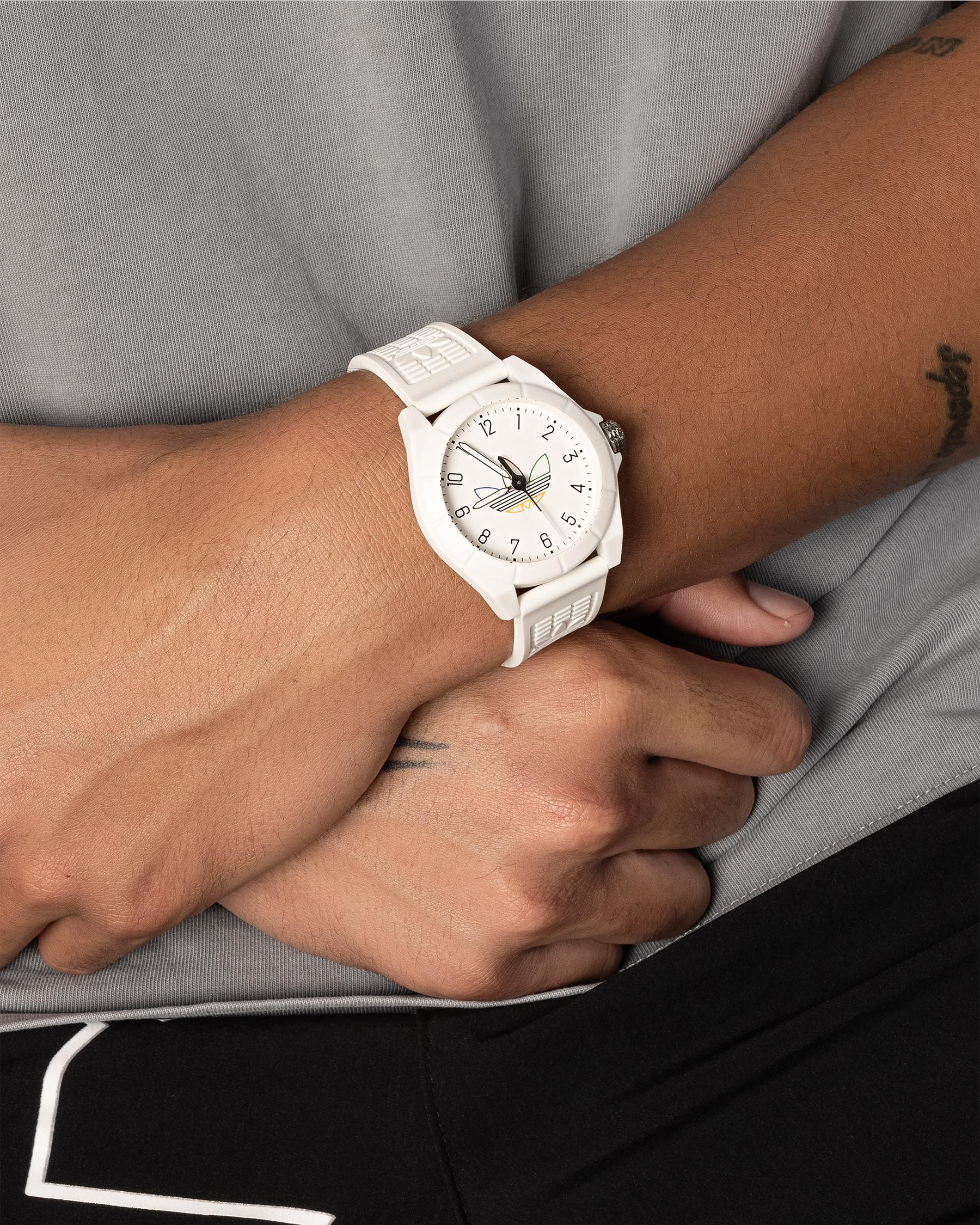 adidas Project Four Watch In White/ White - FREE* Shipping & Easy ...