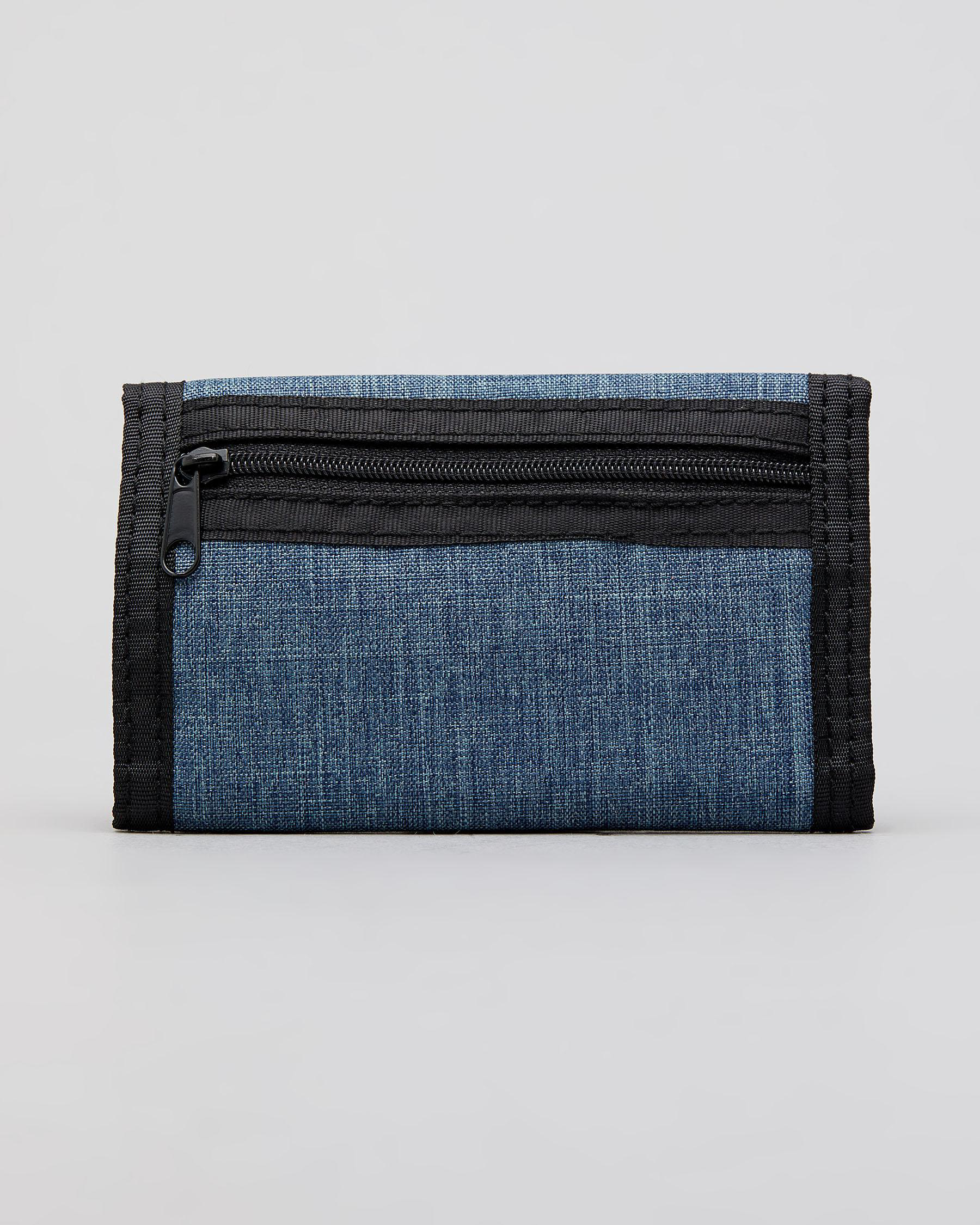 Shop Rusty Wander Tri-Fold Wallet In Blue Marble - Fast Shipping & Easy ...