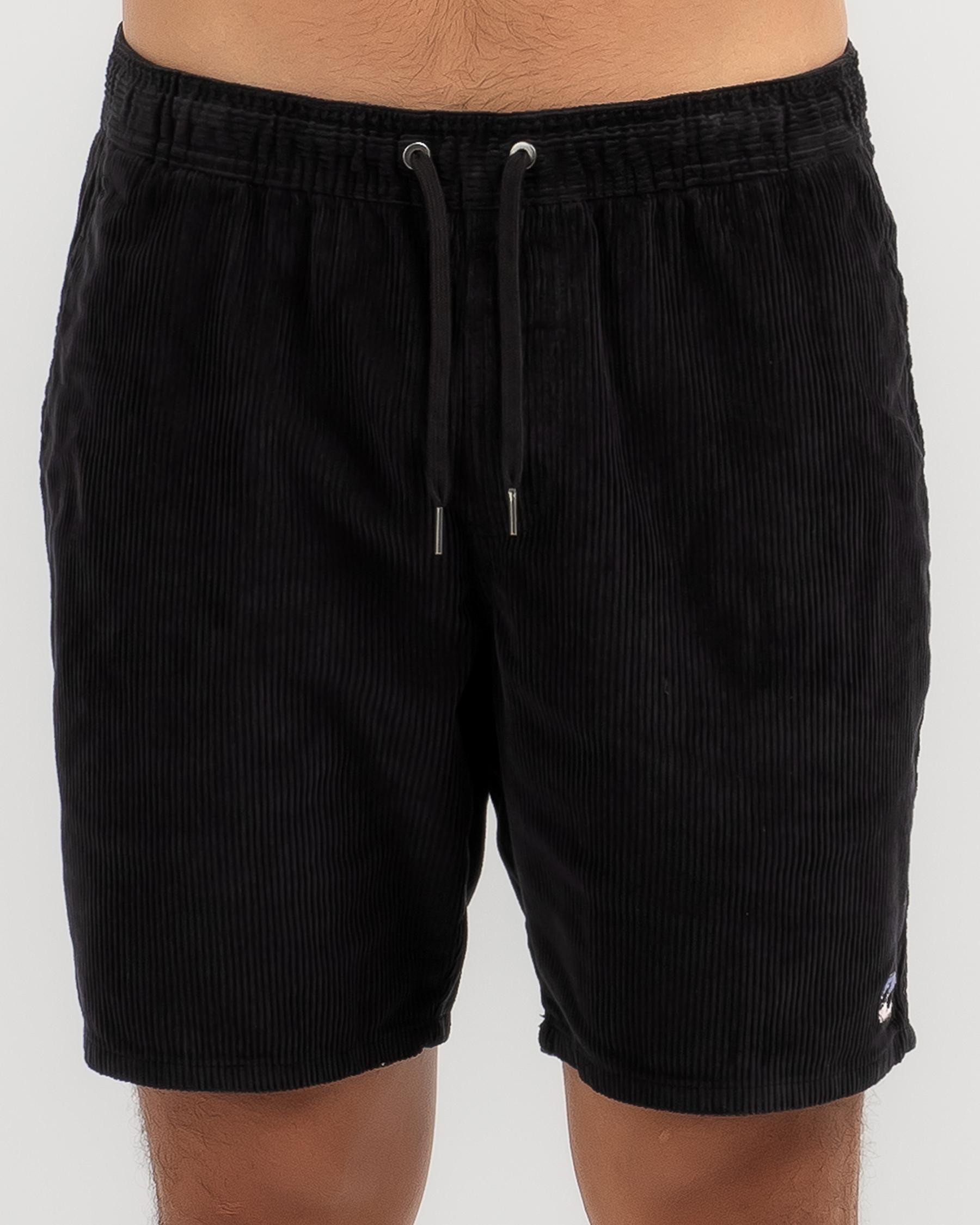Shop Billabong Larry Cord Walk Shorts In Char - Fast Shipping & Easy ...