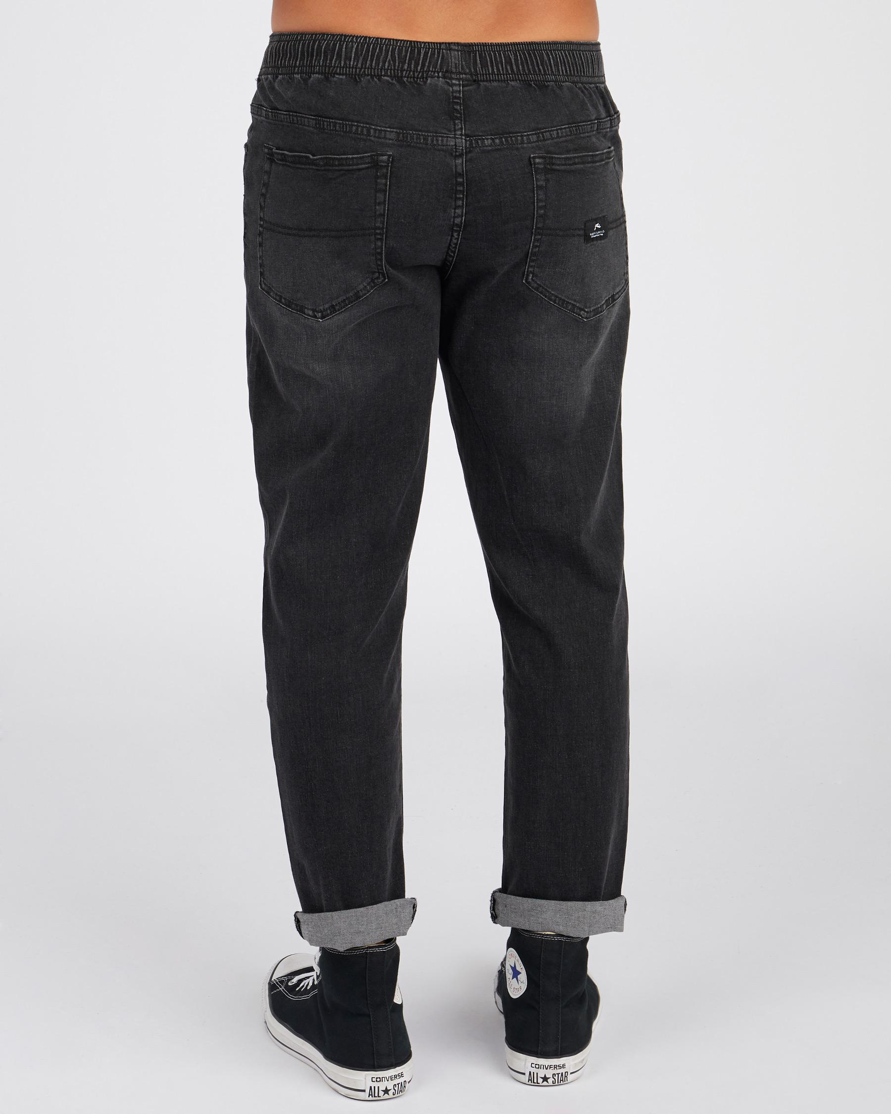 Shop Rusty Black Widow Cropped Pants In Black Wash - Fast Shipping ...