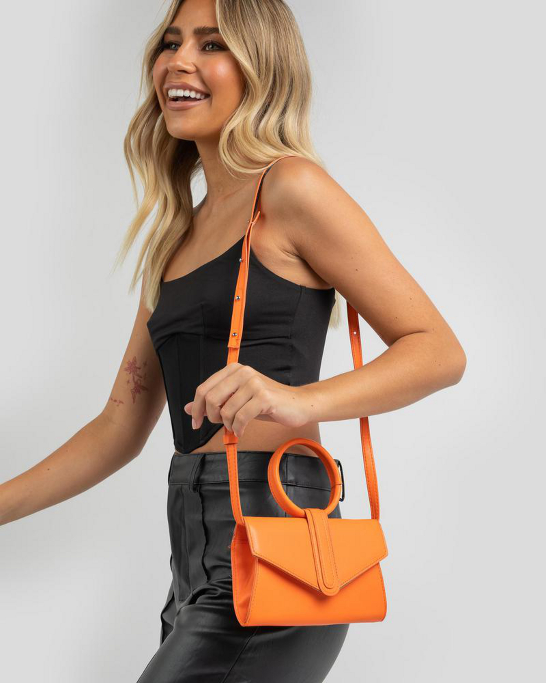 Shop Ava And Ever Izzy Crossbody Bag In Orange - Fast Shipping & Easy ...