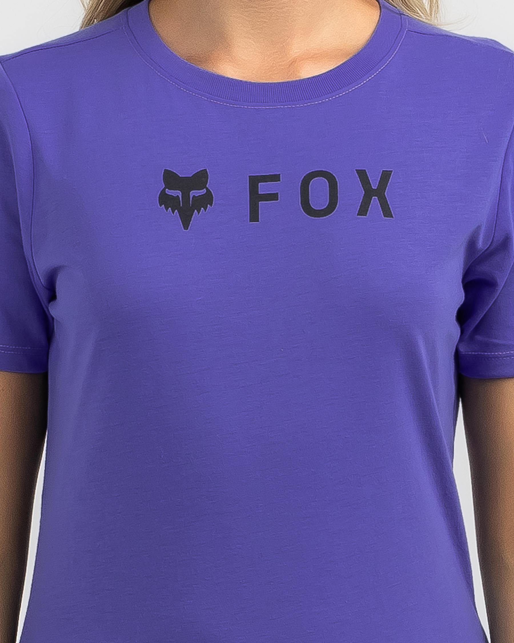 Shop Fox Absolute SS Tech T-Shirt In Violet - Fast Shipping & Easy ...