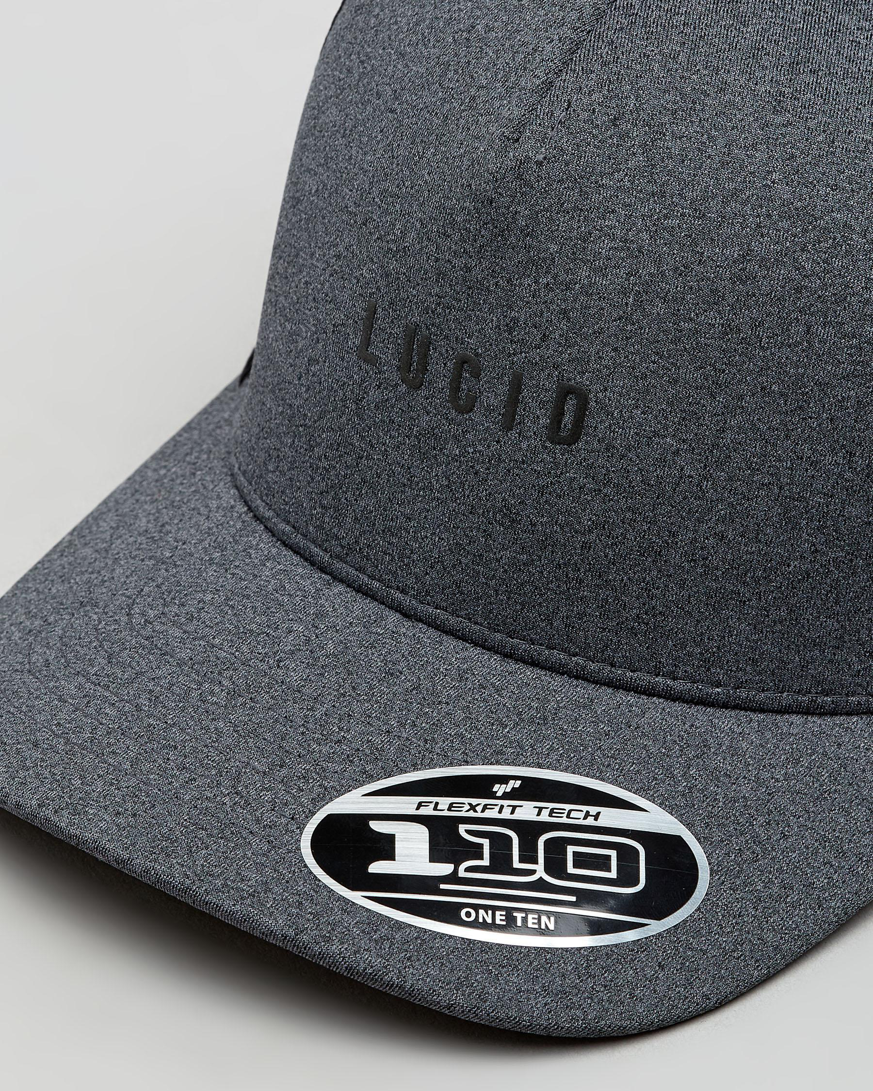Shop Lucid Unattached Trucker Cap In Charcoal/black - Fast Shipping ...