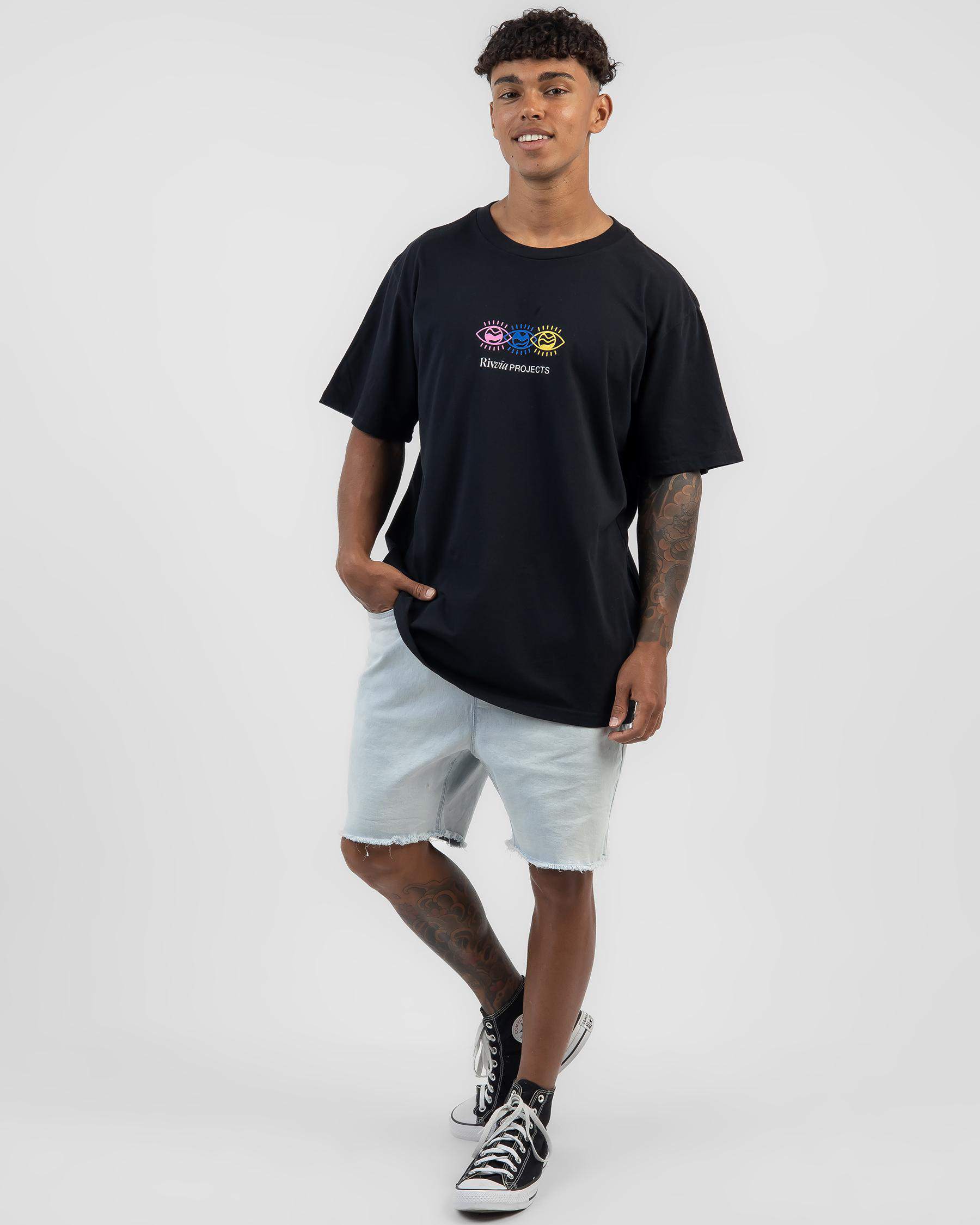 Shop Rivvia Perception T-Shirt In Black - Fast Shipping & Easy Returns ...