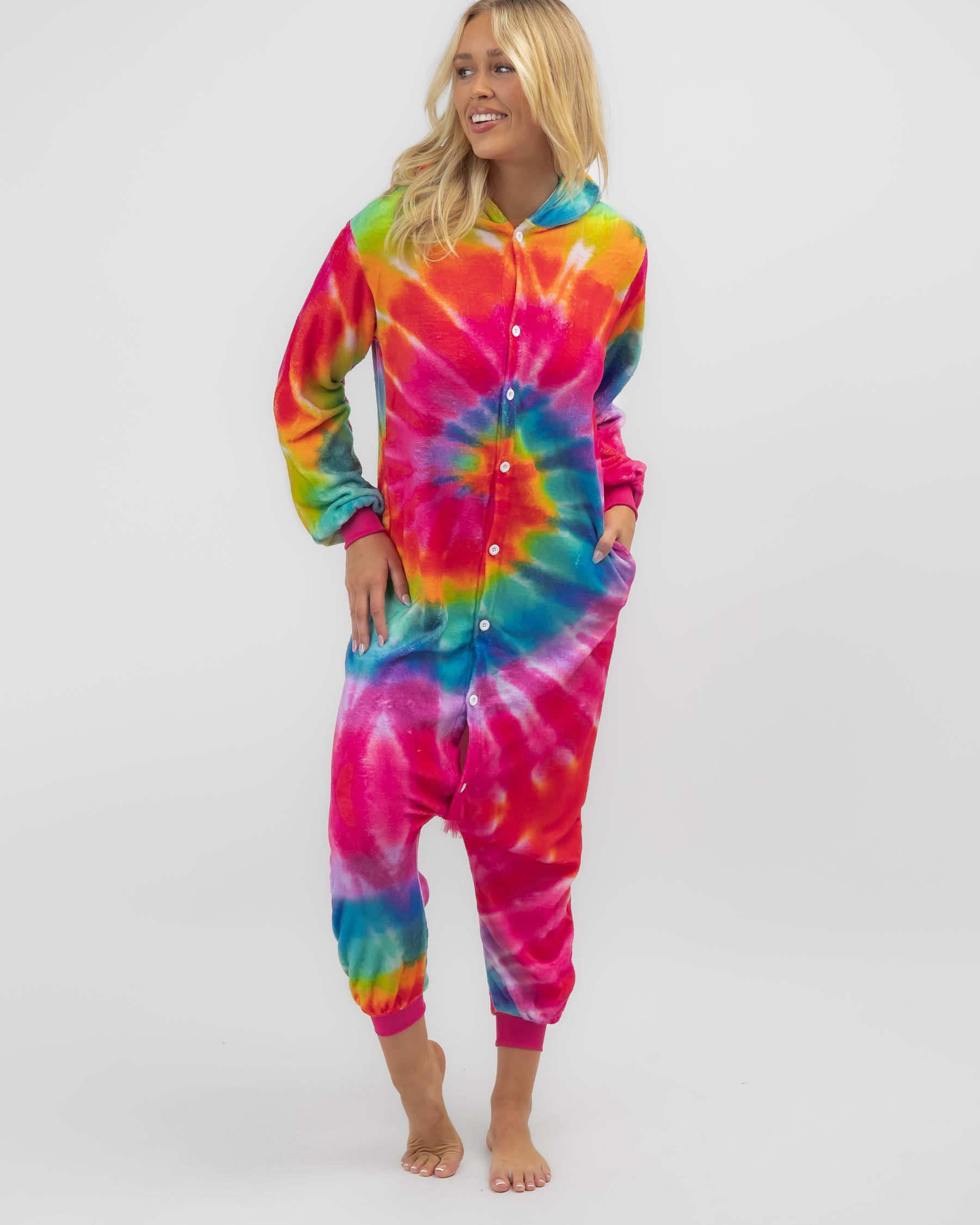 Onesie Unicorn Tie Dye Onesie In Multi - Fast Shipping & Easy Returns ...