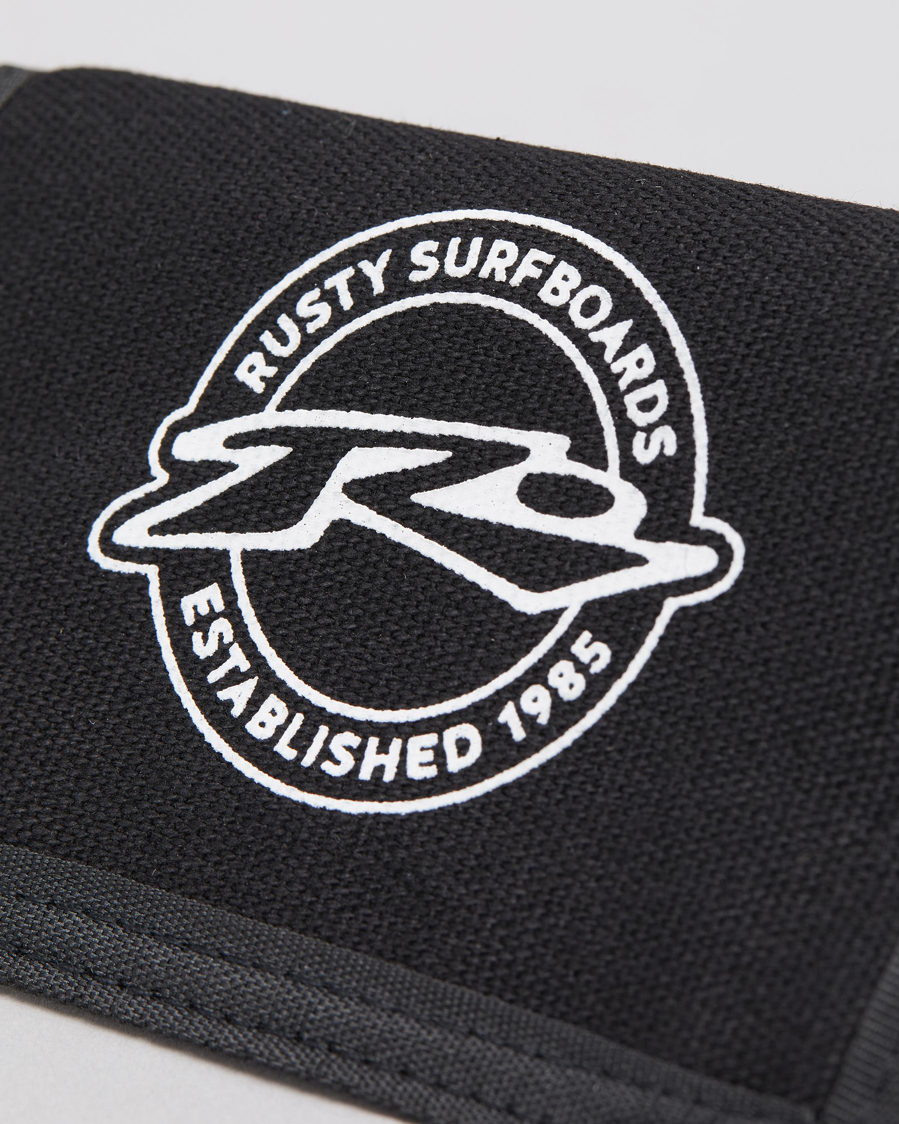 Shop Rusty Deviate Tri-Fold Wallet In Black - Fast Shipping & Easy ...