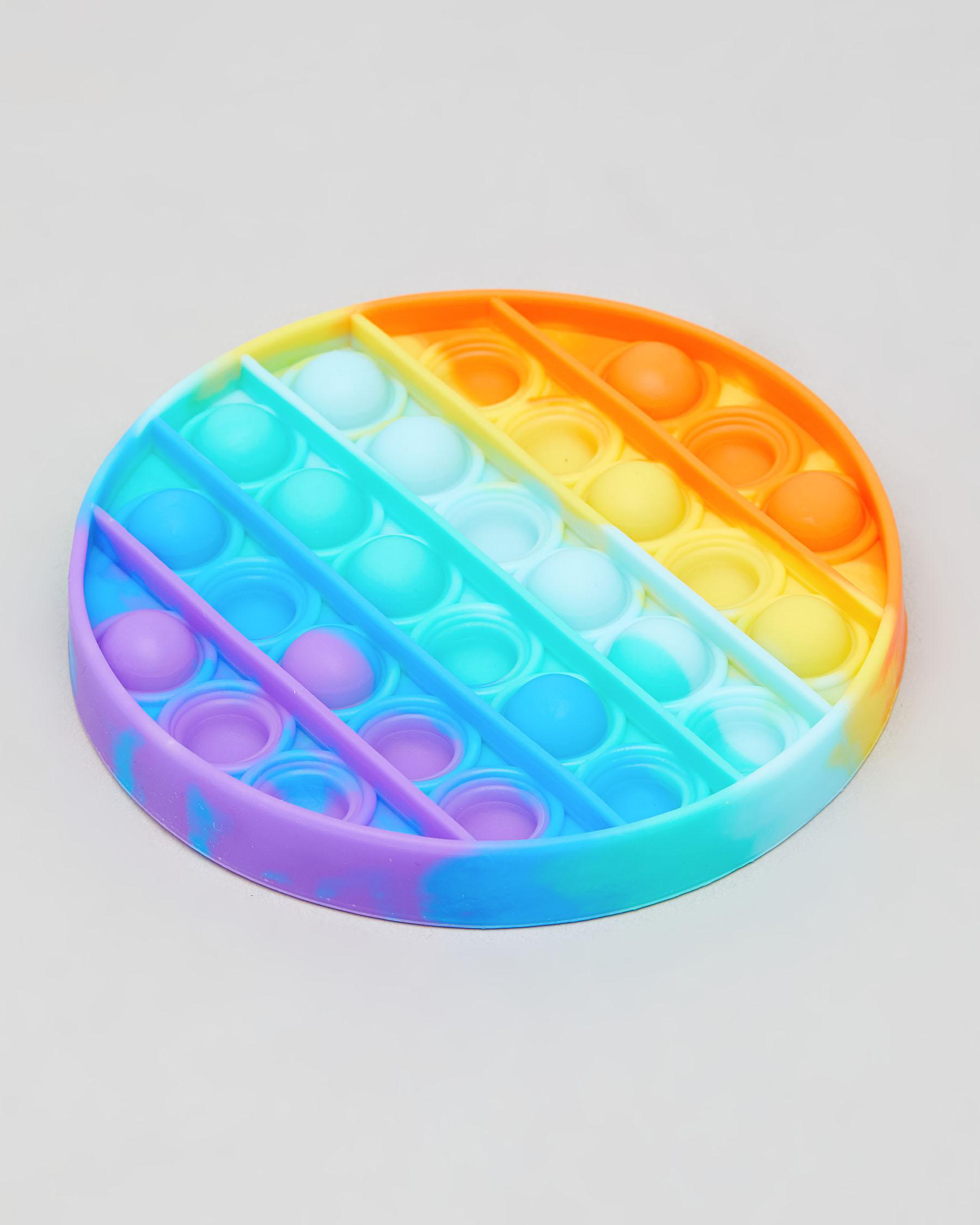 Shop Get It Now Geometric Rainbow Pop It Toy In Multi - Fast Shipping ...