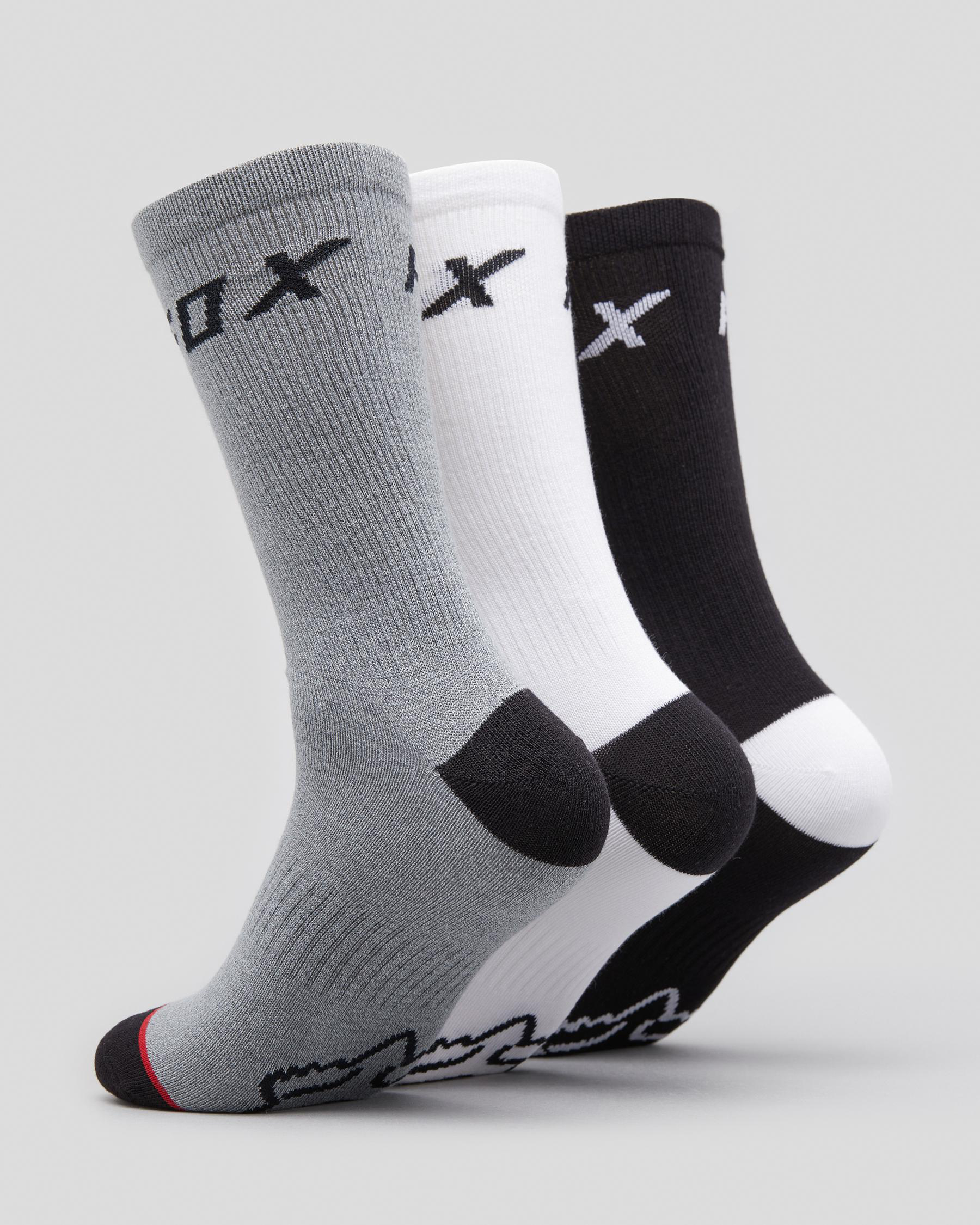 Shop Fox Crew Socks 3 Pack In Misc - Fast Shipping & Easy Returns ...