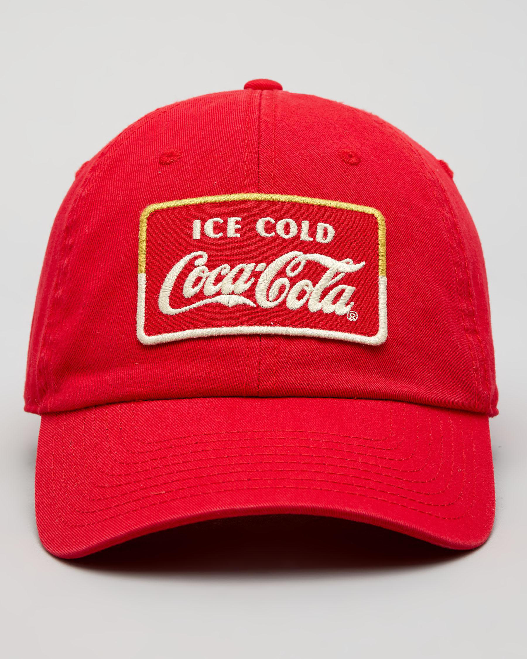 Shop American Needle Ice Cold Coca-Cola Ball Park Strapback Cap In Red ...