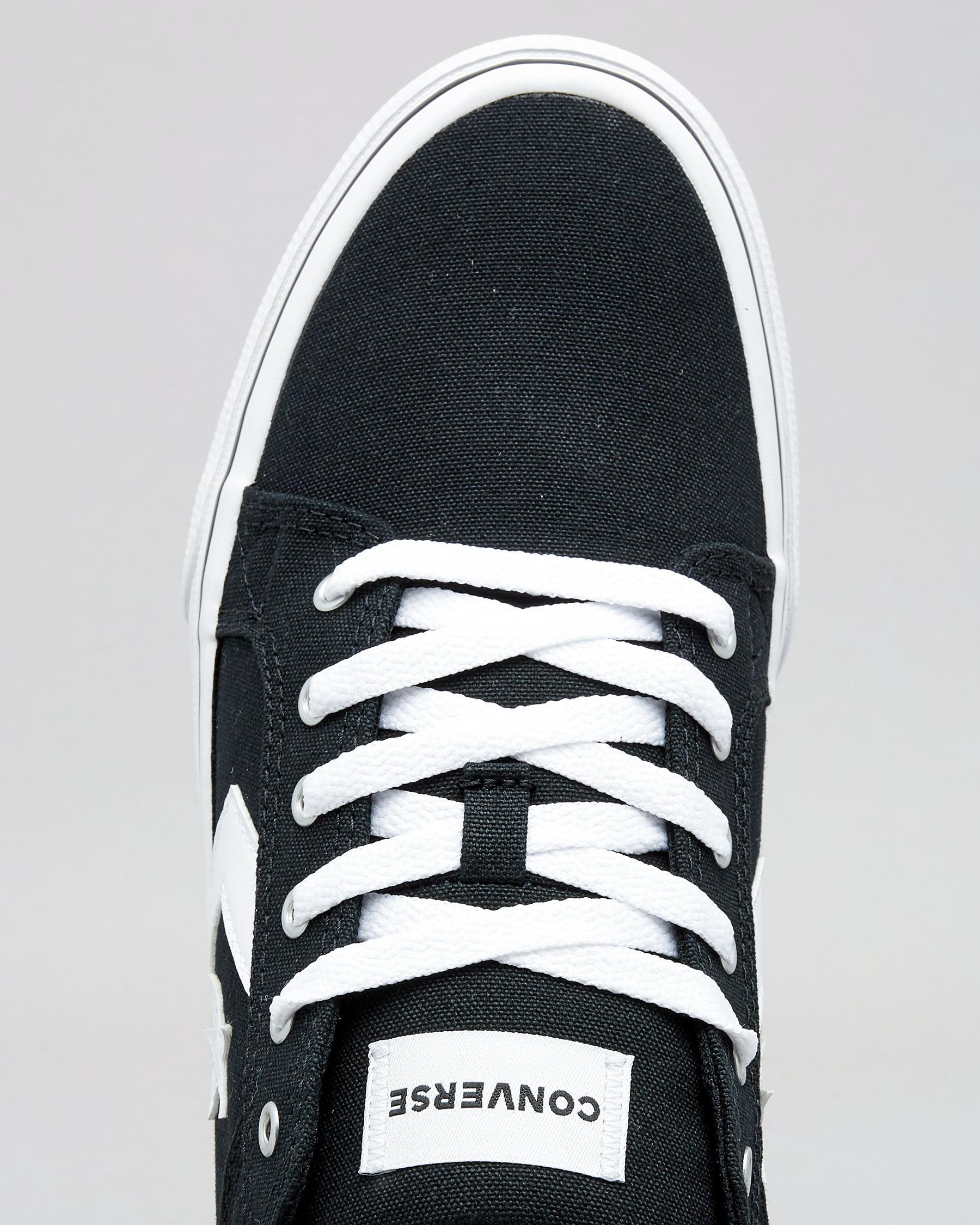Shop Converse El Distrito 2.0 Low-Cut Shoes In Black/white/black - Fast ...