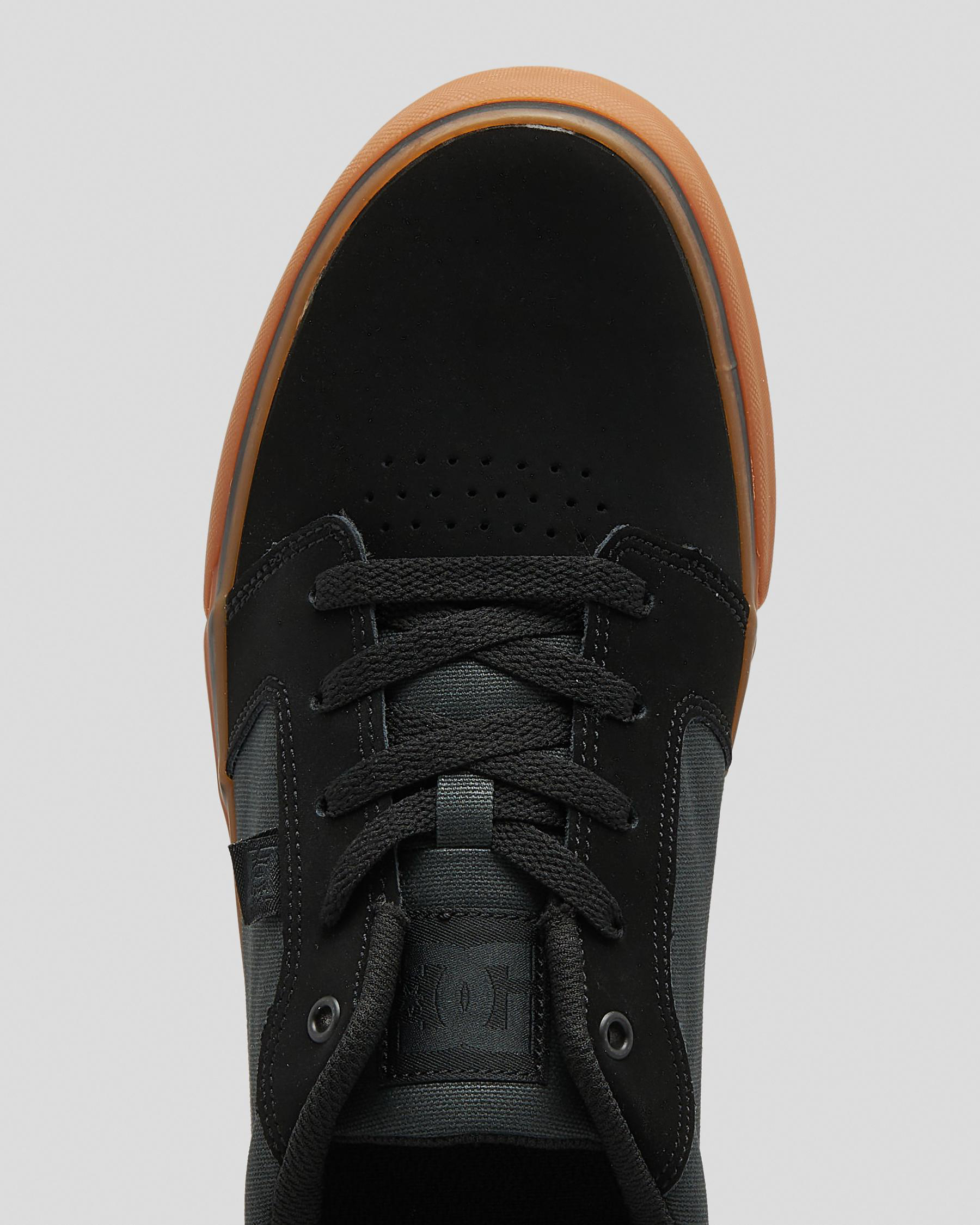 Shop DC Shoes Anvil Shoes In Black/gum - Fast Shipping & Easy Returns ...
