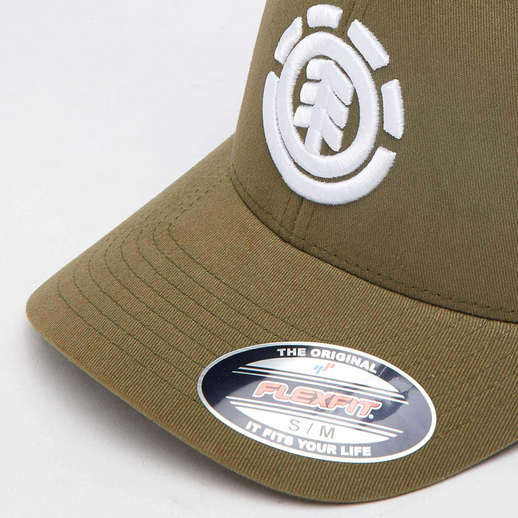 Shop Element Tree Flexfit Cap In Olive/white - Fast Shipping & Easy ...