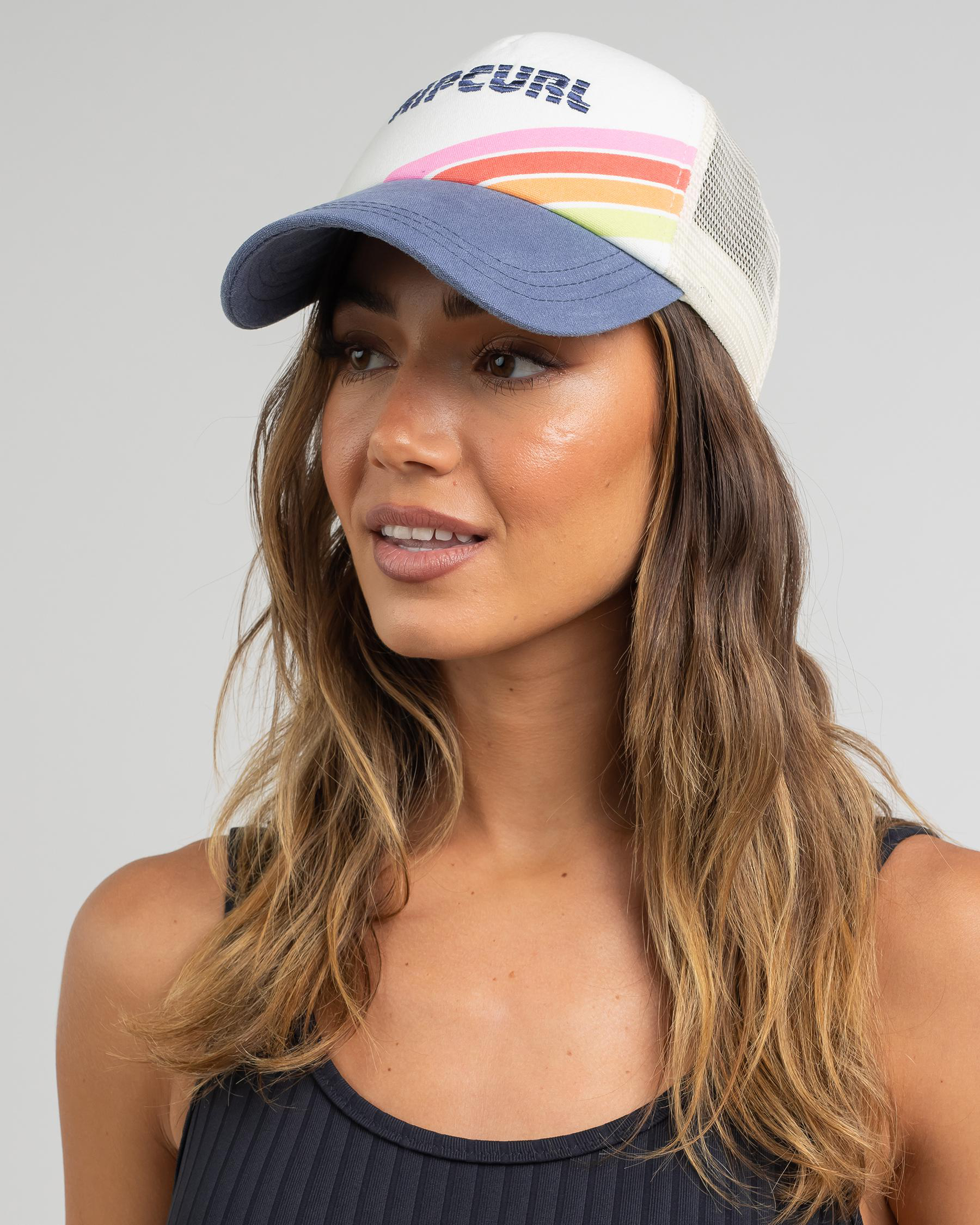 Shop Rip Curl Wave Shapers Trucker Cap In Bone - Fast Shipping & Easy ...