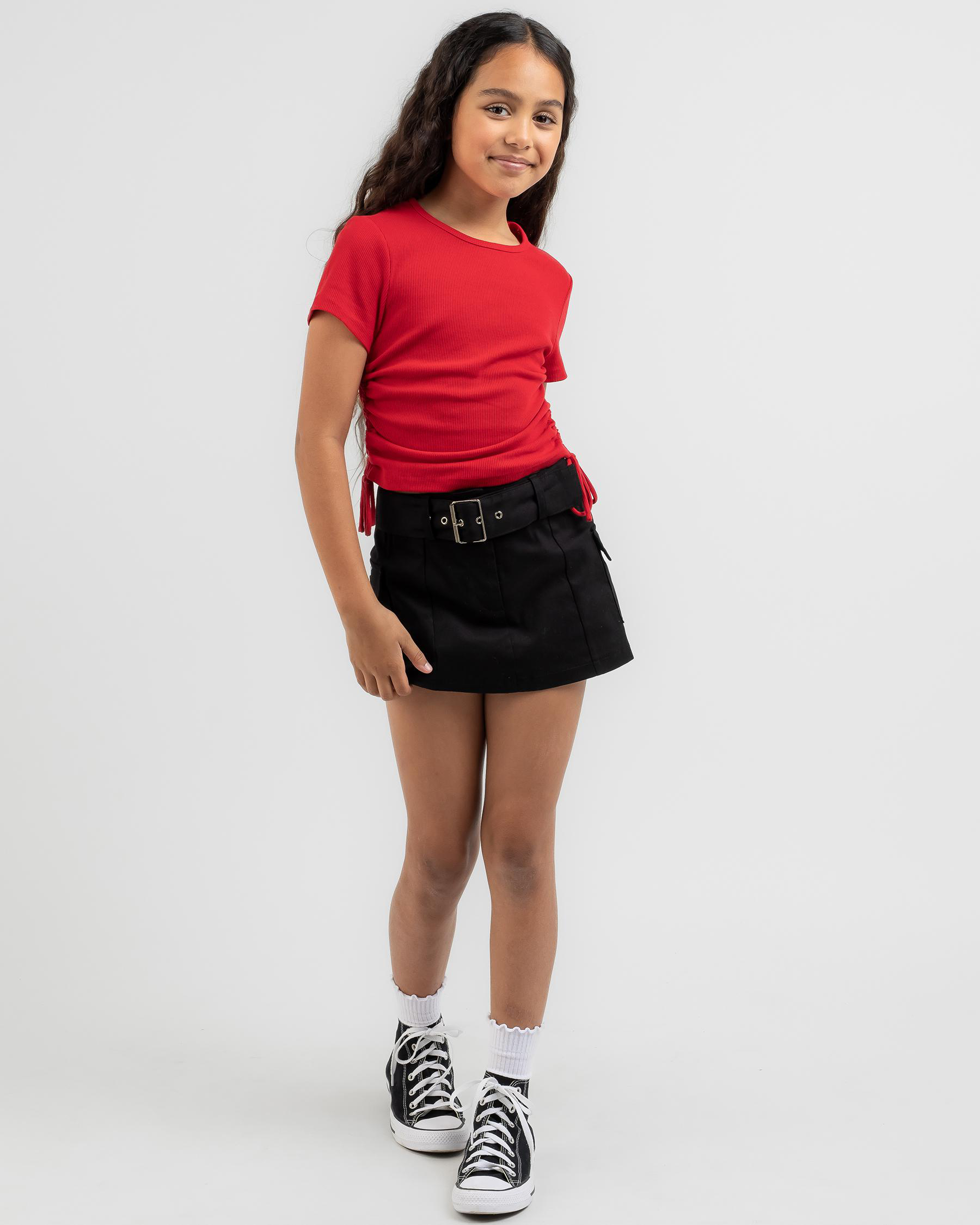Shop Ava And Ever Girls' Kenny Top In Red - Fast Shipping & Easy ...