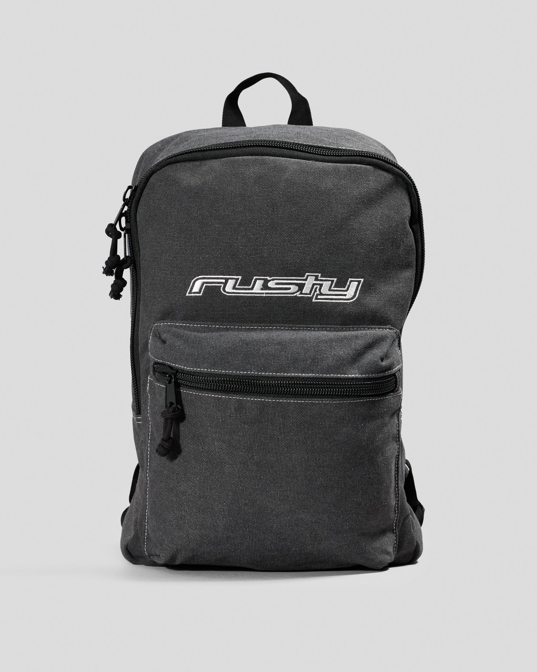 Shop Rusty Road Trip Backpack In Black - Fast Shipping & Easy Returns ...