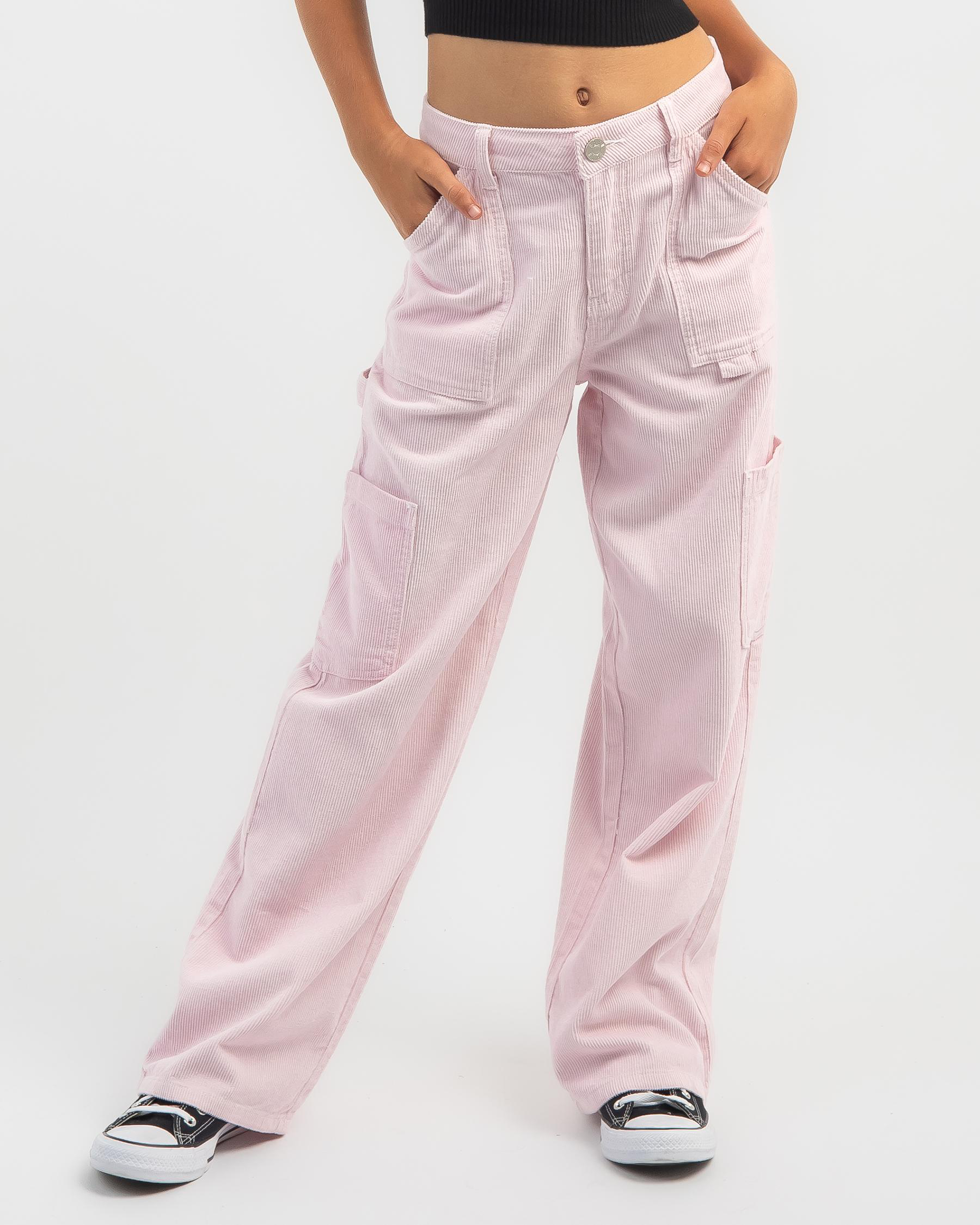 Shop DESU Girls' Jezzy Pants In Baby Pink - Fast Shipping & Easy ...