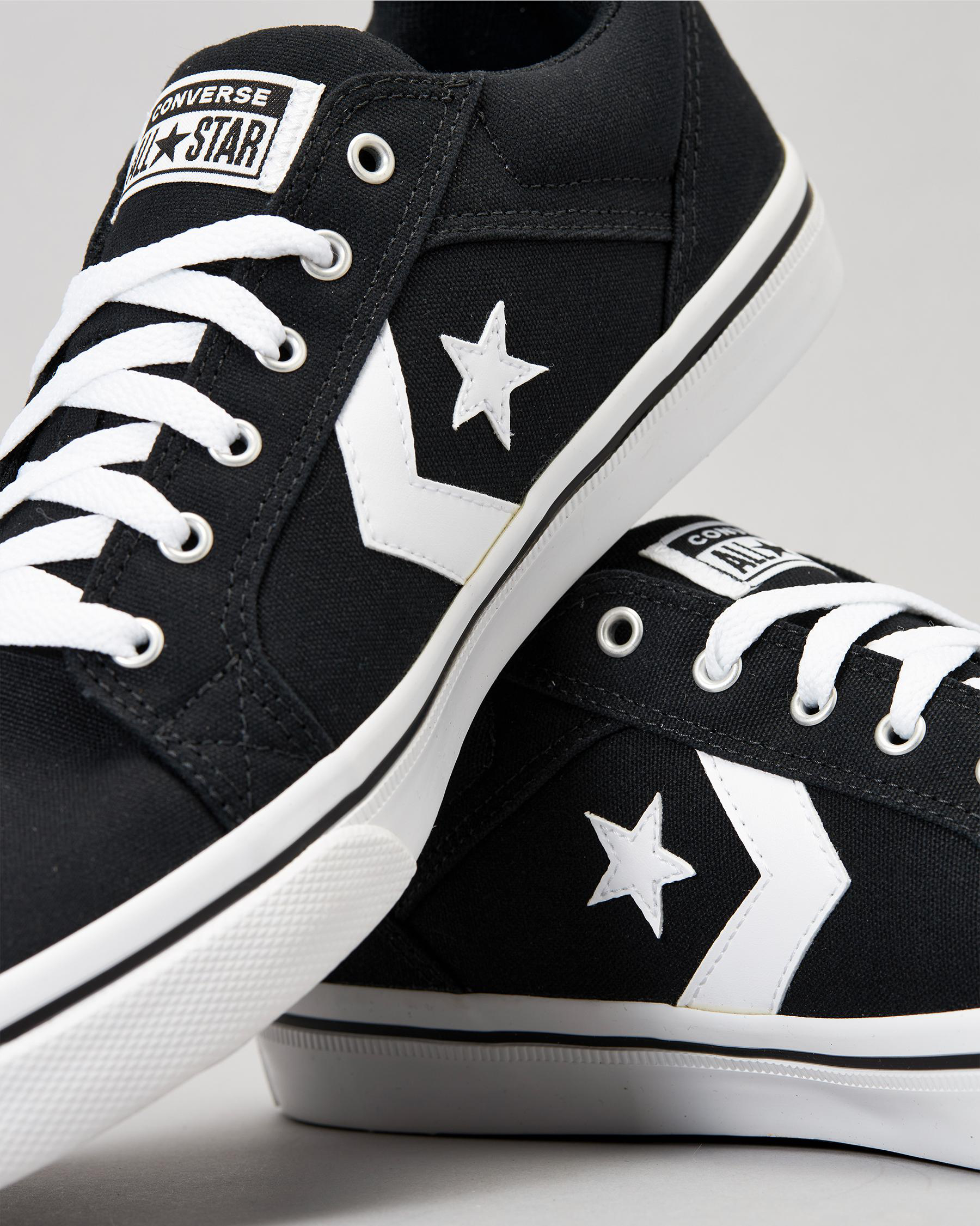 Shop Converse El Distrito 2.0 Shoes In Black/white - Fast Shipping ...