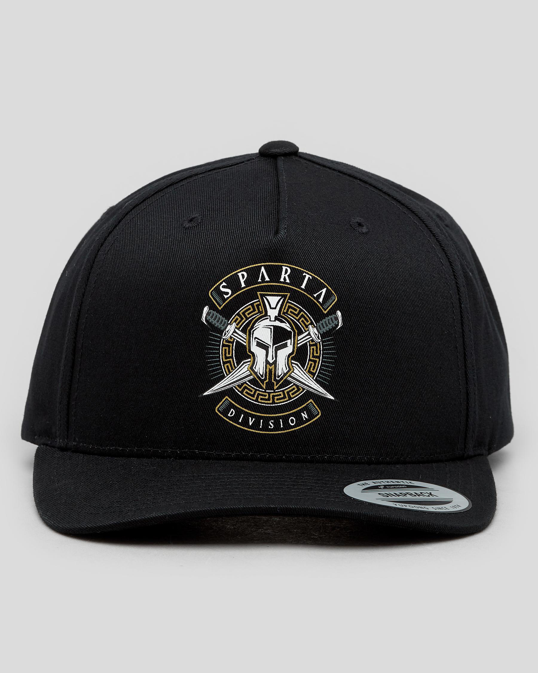 Shop Sparta Crusade Snapback Cap In Black - Fast Shipping & Easy ...