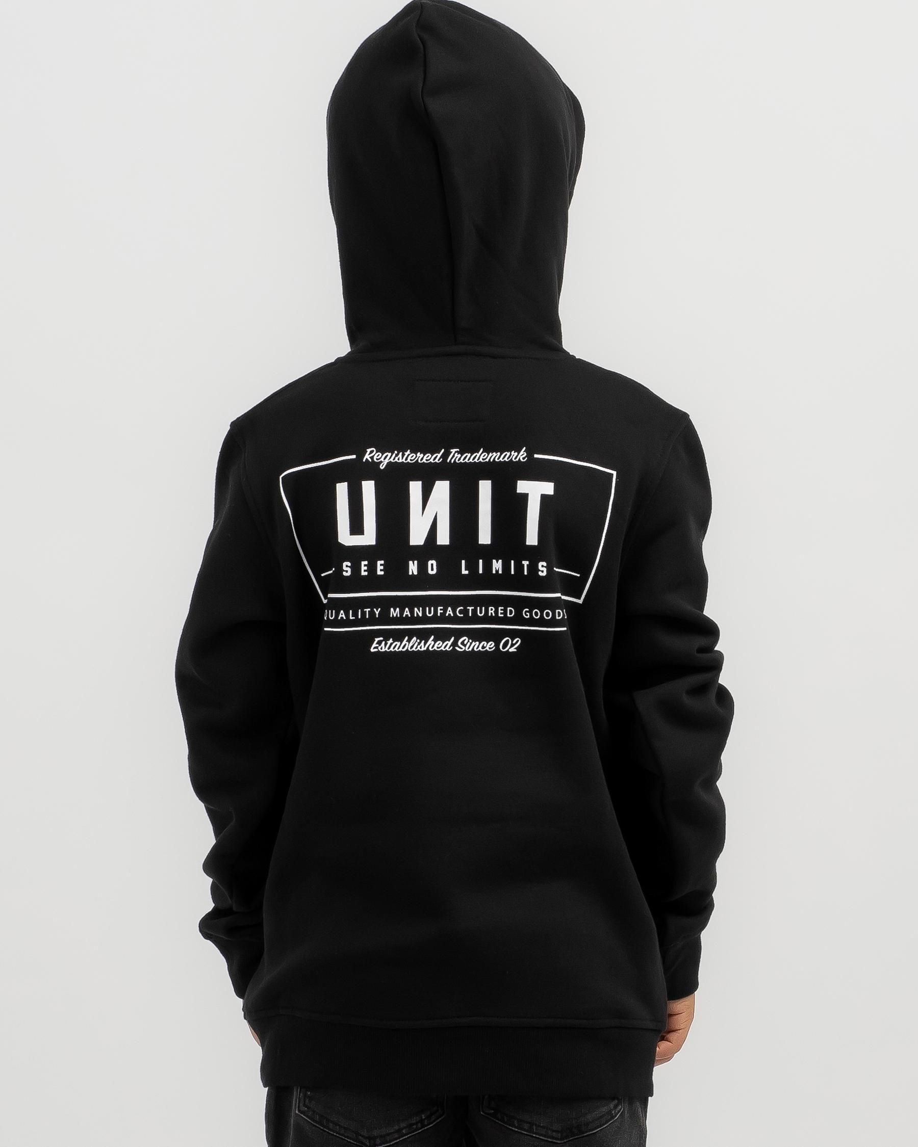 Shop Unit Boys' Stance Hoodie In Black - Fast Shipping & Easy Returns ...