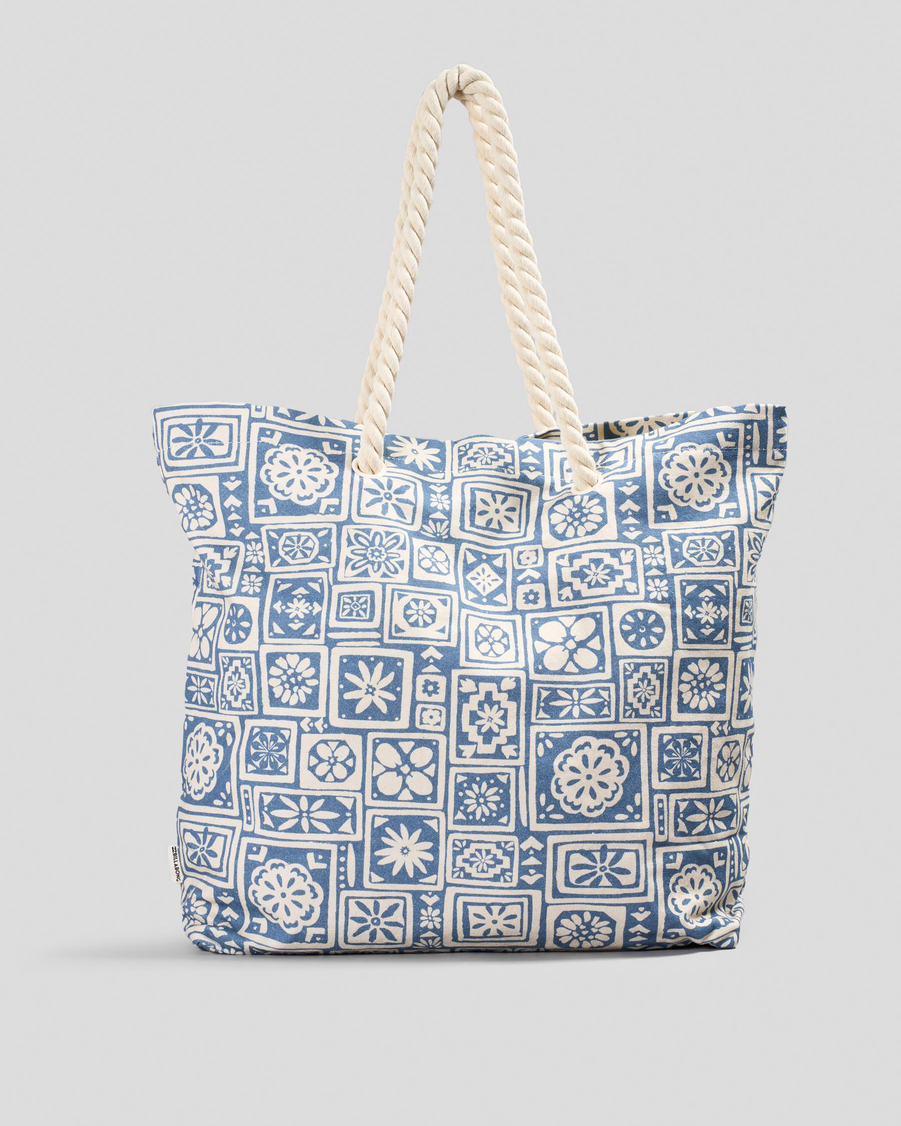Shop Billabong Down Under Beach Bag In Blue Shadow - Fast Shipping ...