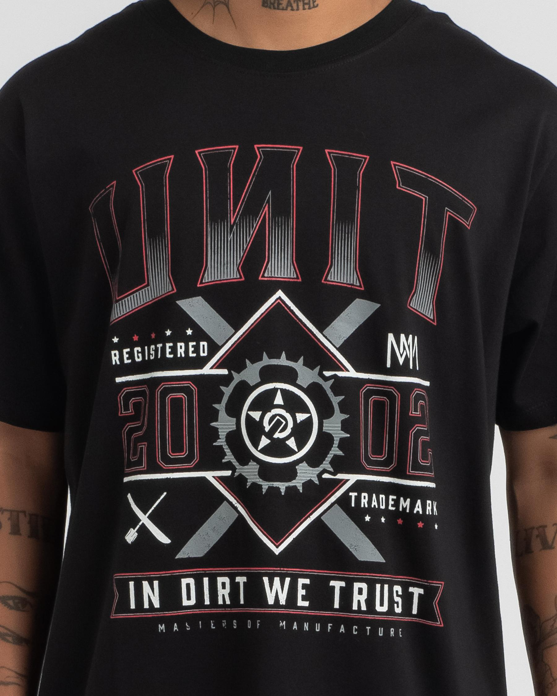 Shop Unit Renegate T-Shirt In Black - Fast Shipping & Easy Returns ...