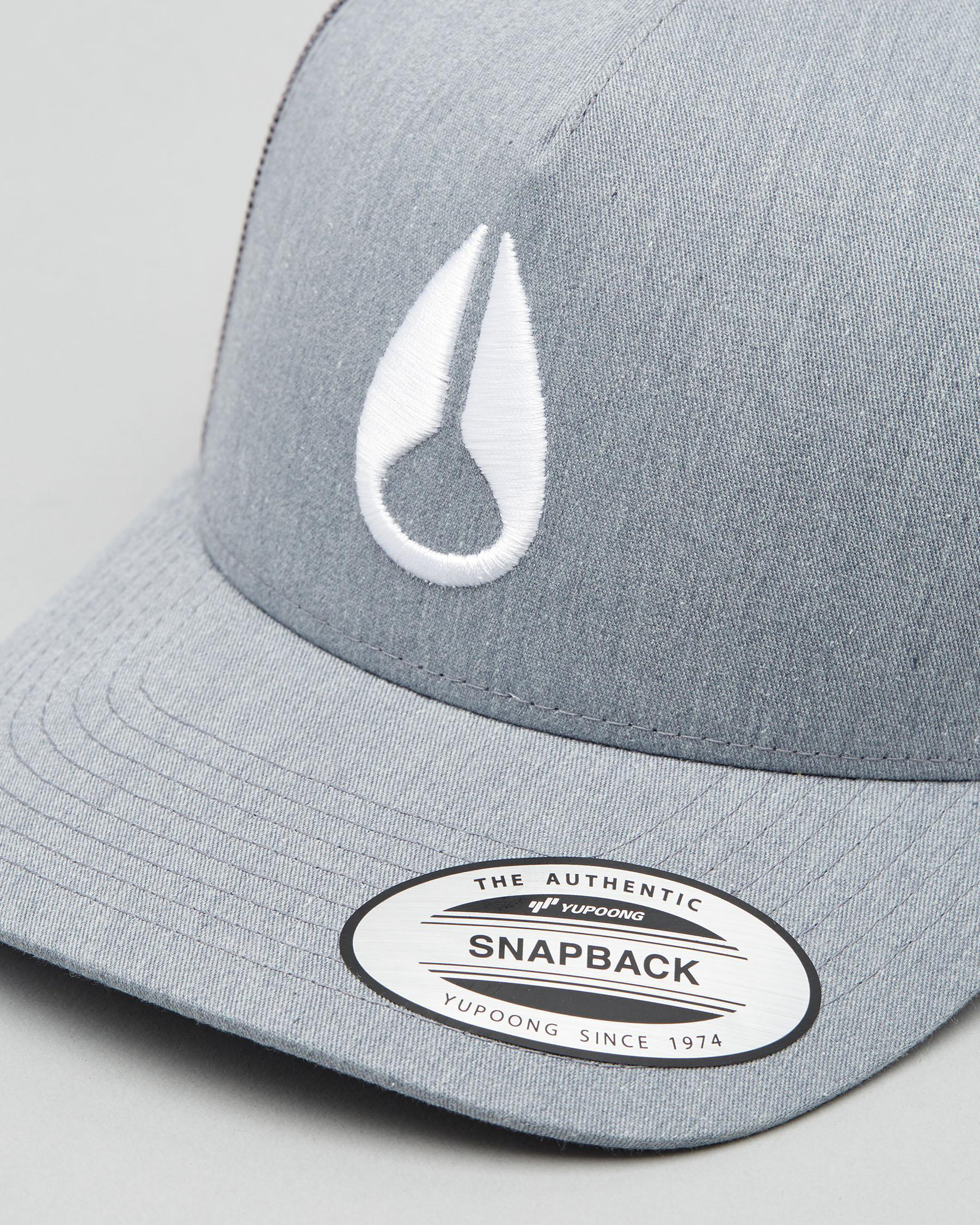 Nixon Iconed Trucker Cap In Heather Grey - Fast Shipping & Easy Returns ...