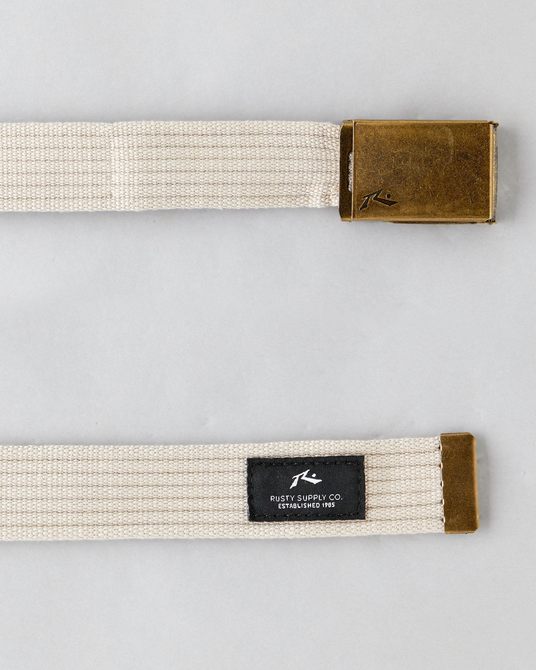Shop Rusty Ridgemont Web Belt In Humus - Fast Shipping & Easy Returns ...