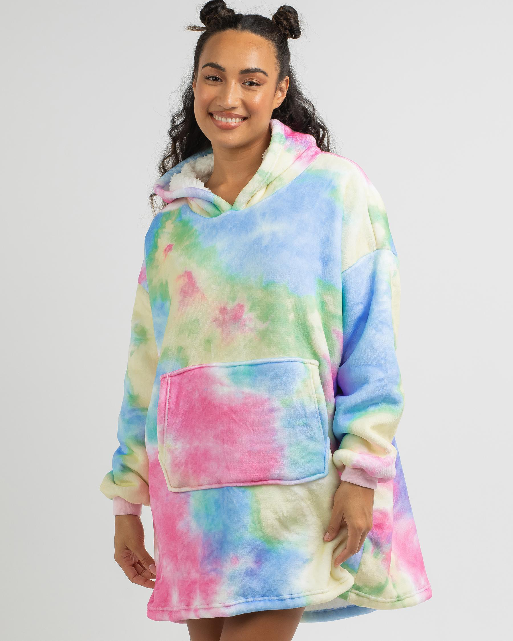 Shop Mooloola Paddle Pop Hooded Blanket In Multi - Fast Shipping & Easy ...