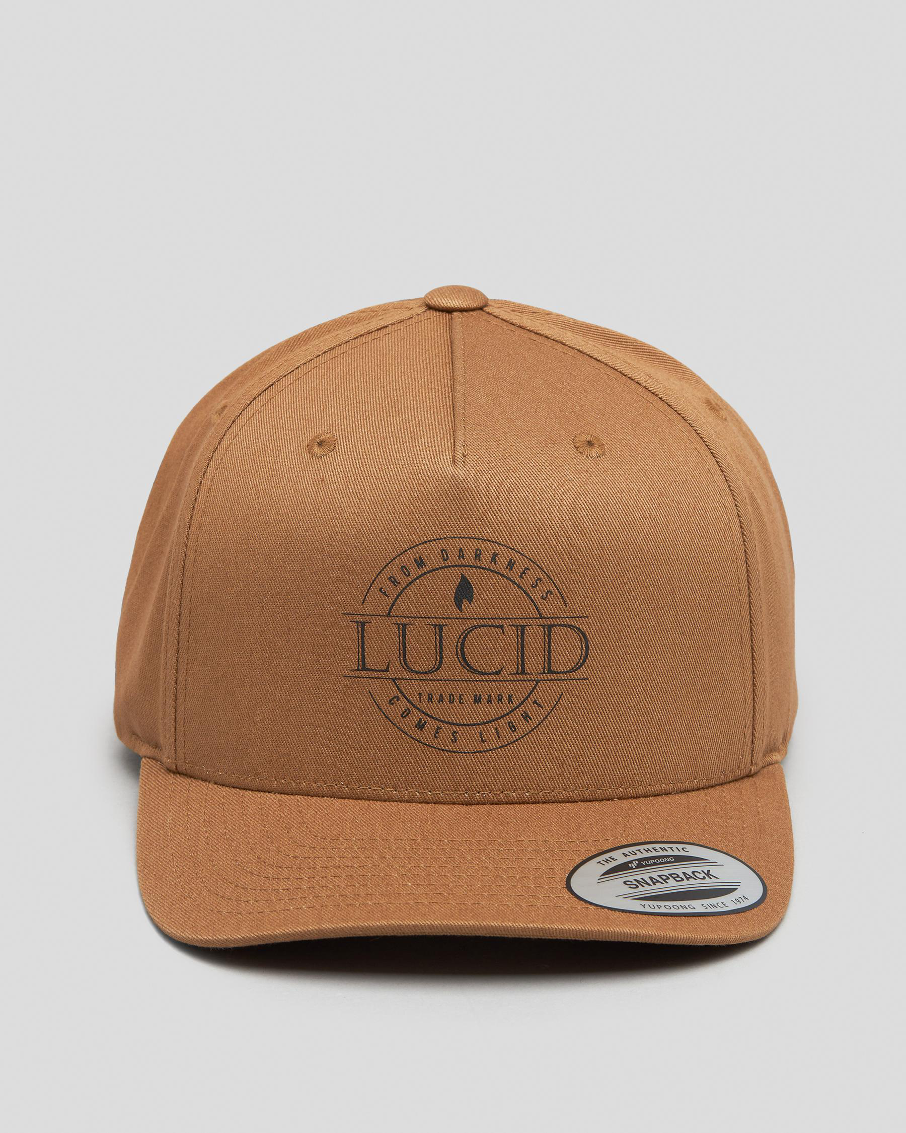 Shop Lucid Ignite Snapback Cap In Khaki - Fast Shipping & Easy Returns ...