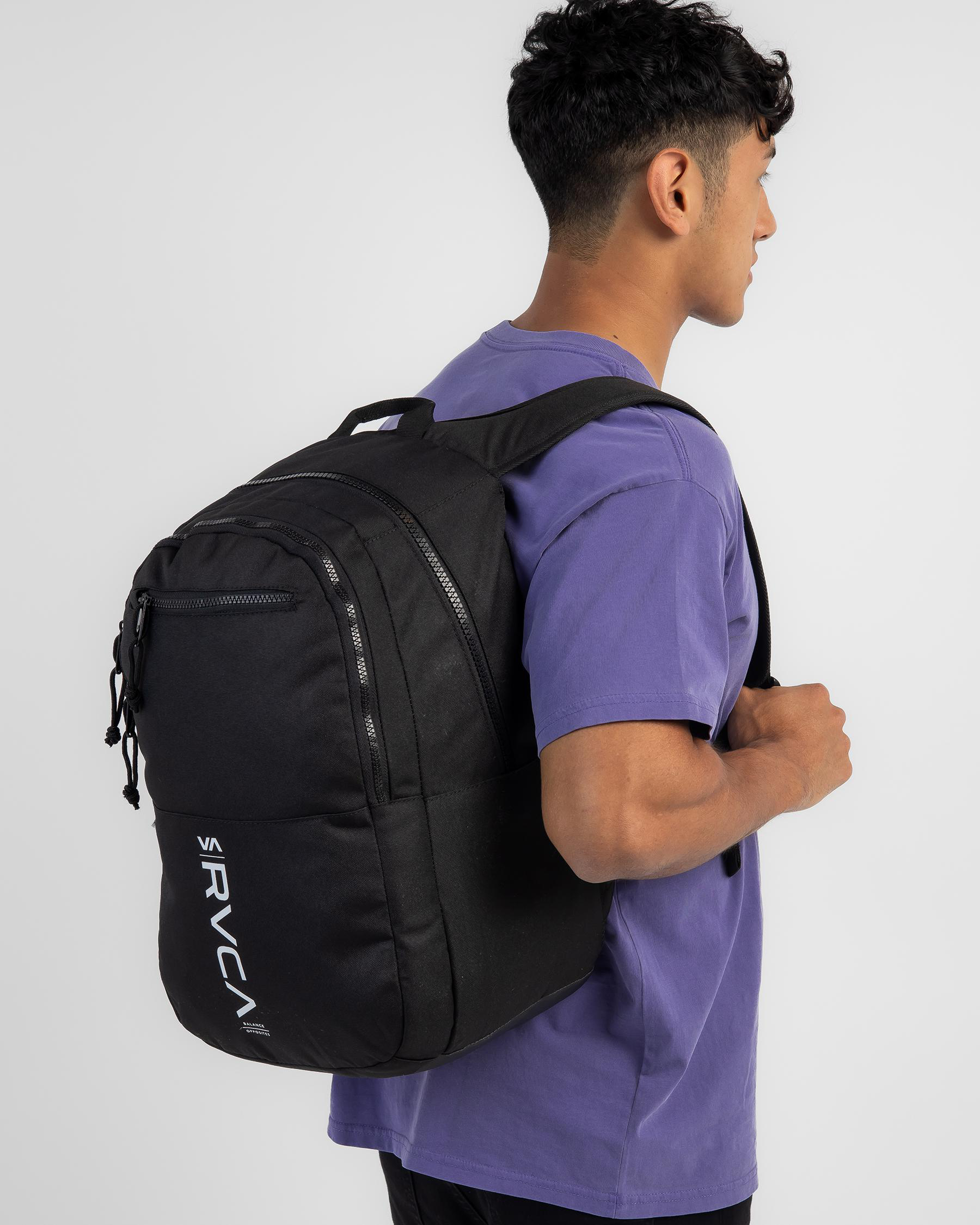 RVCA Down The Line Backpack In Black - FREE* Shipping & Easy Returns ...