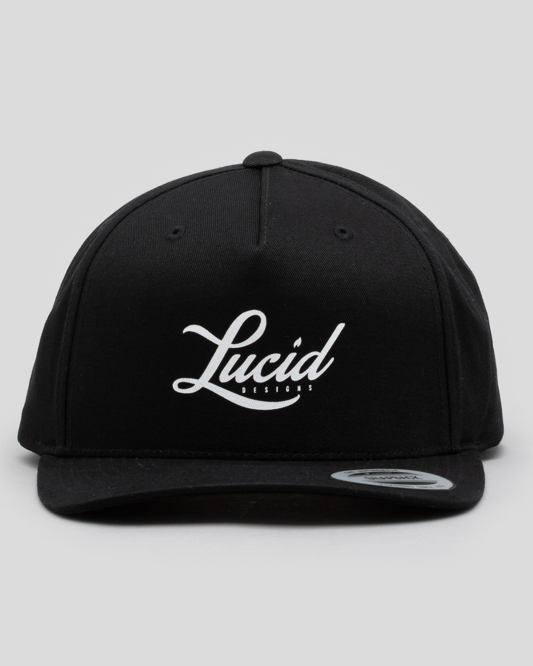 Shop Lucid Zone Snapback Cap In Black/white - Fast Shipping & Easy ...