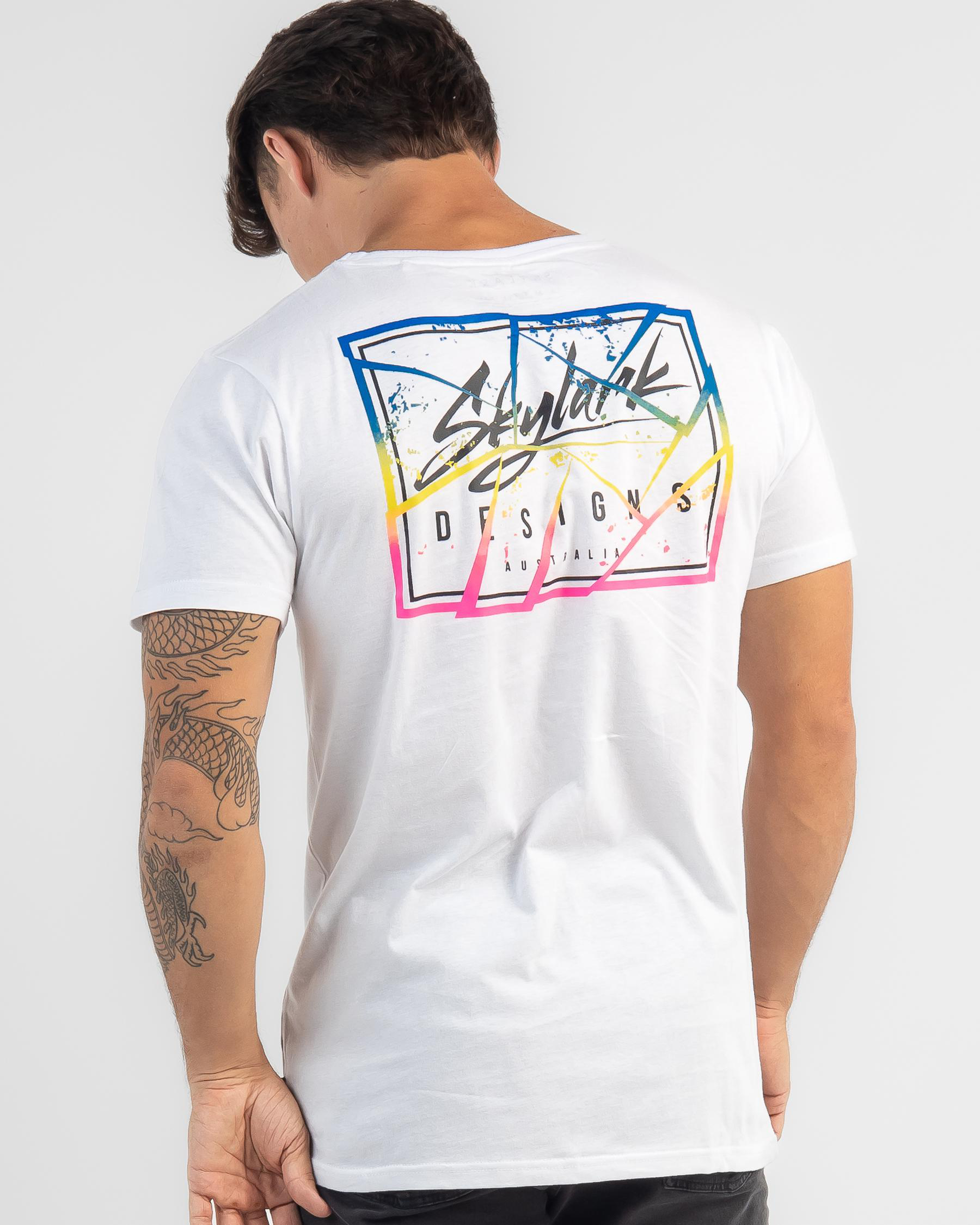 Shop Skylark Split T-Shirt In White - Fast Shipping & Easy Returns ...
