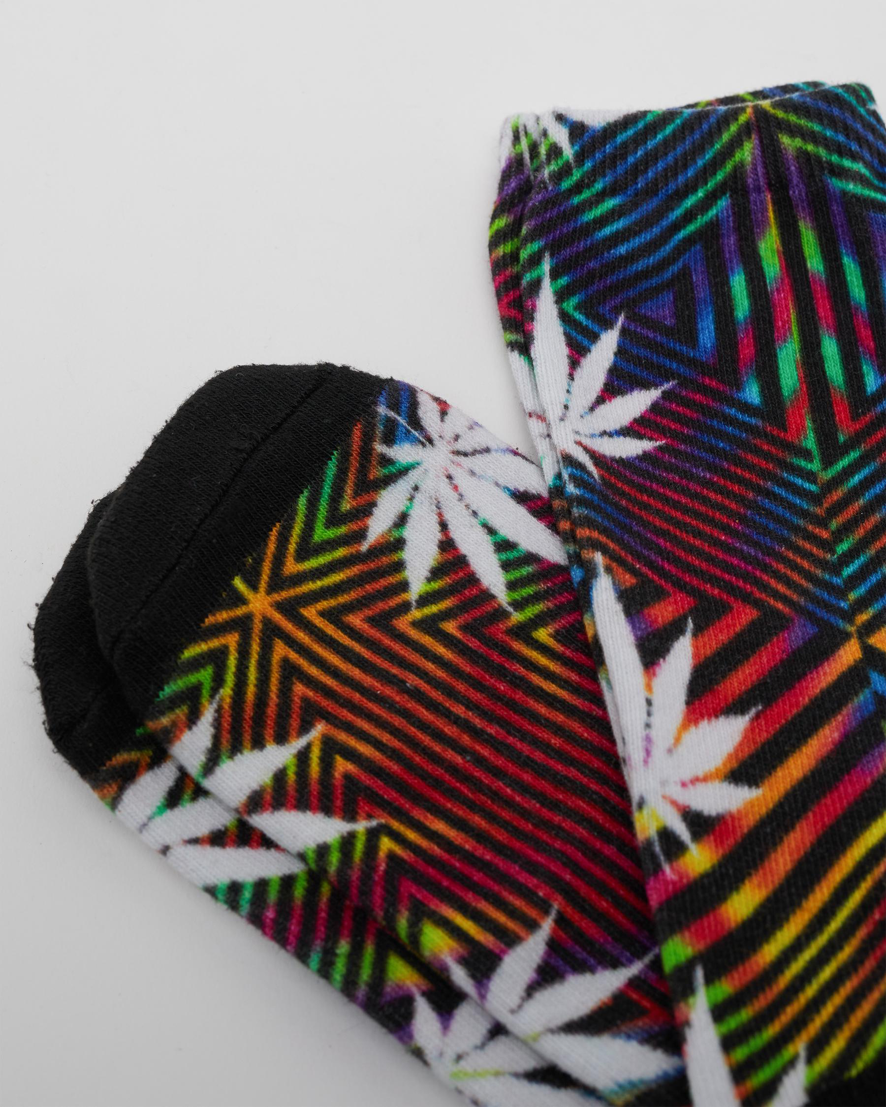 Shop Sanction Trippy Stuff Socks In Multi - Fast Shipping & Easy ...