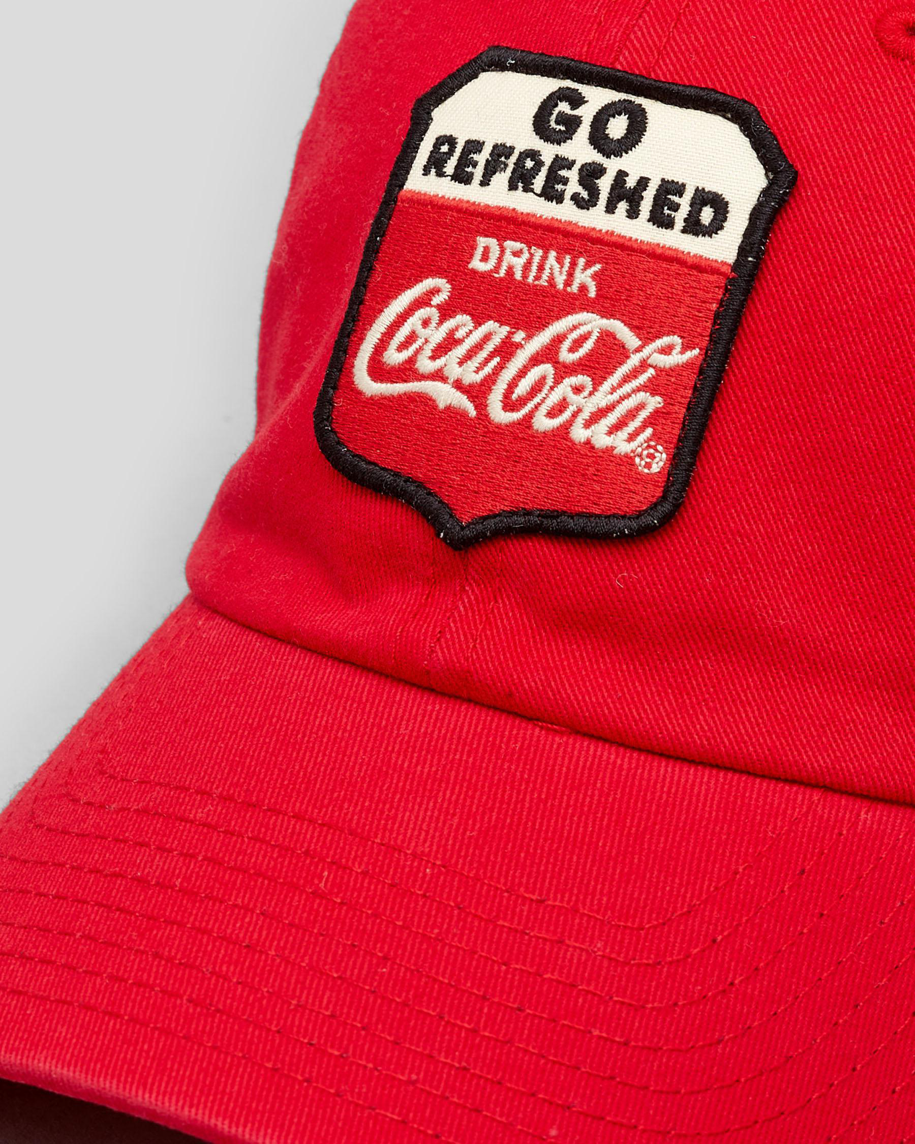 Shop American Needle Refreshed Coca Cola Ballpark Cap In Red - Fast ...