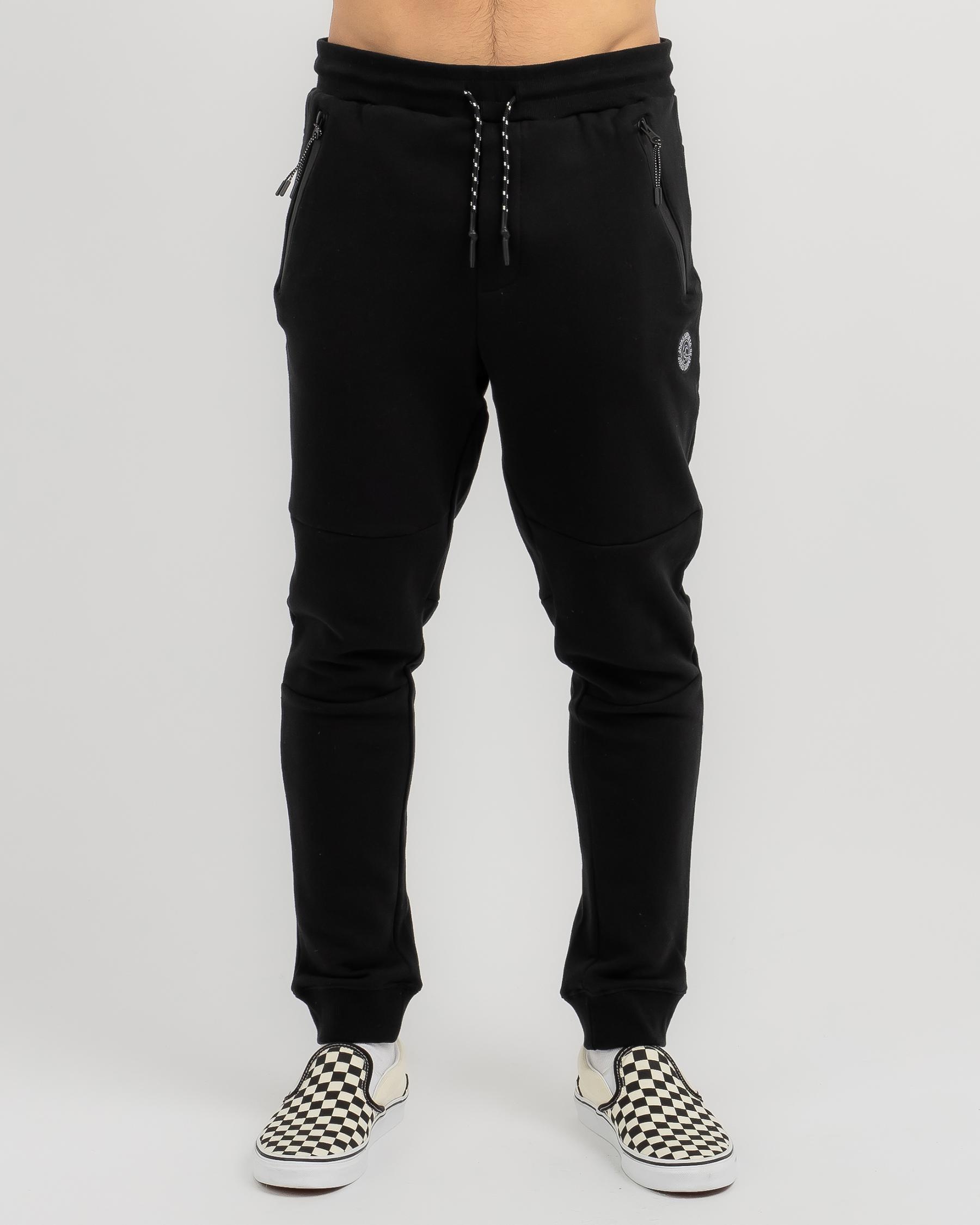 Shop Jacks Reality Track Pants In Black - Fast Shipping & Easy Returns ...