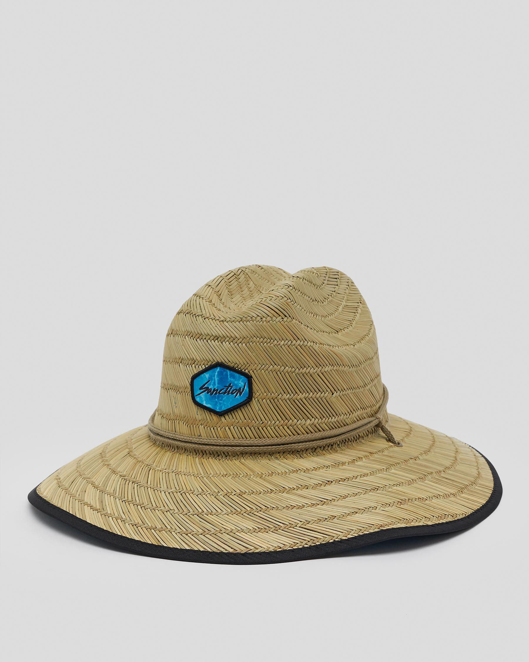 Shop Sanction Deceit Straw Hat In Natural - Fast Shipping & Easy ...