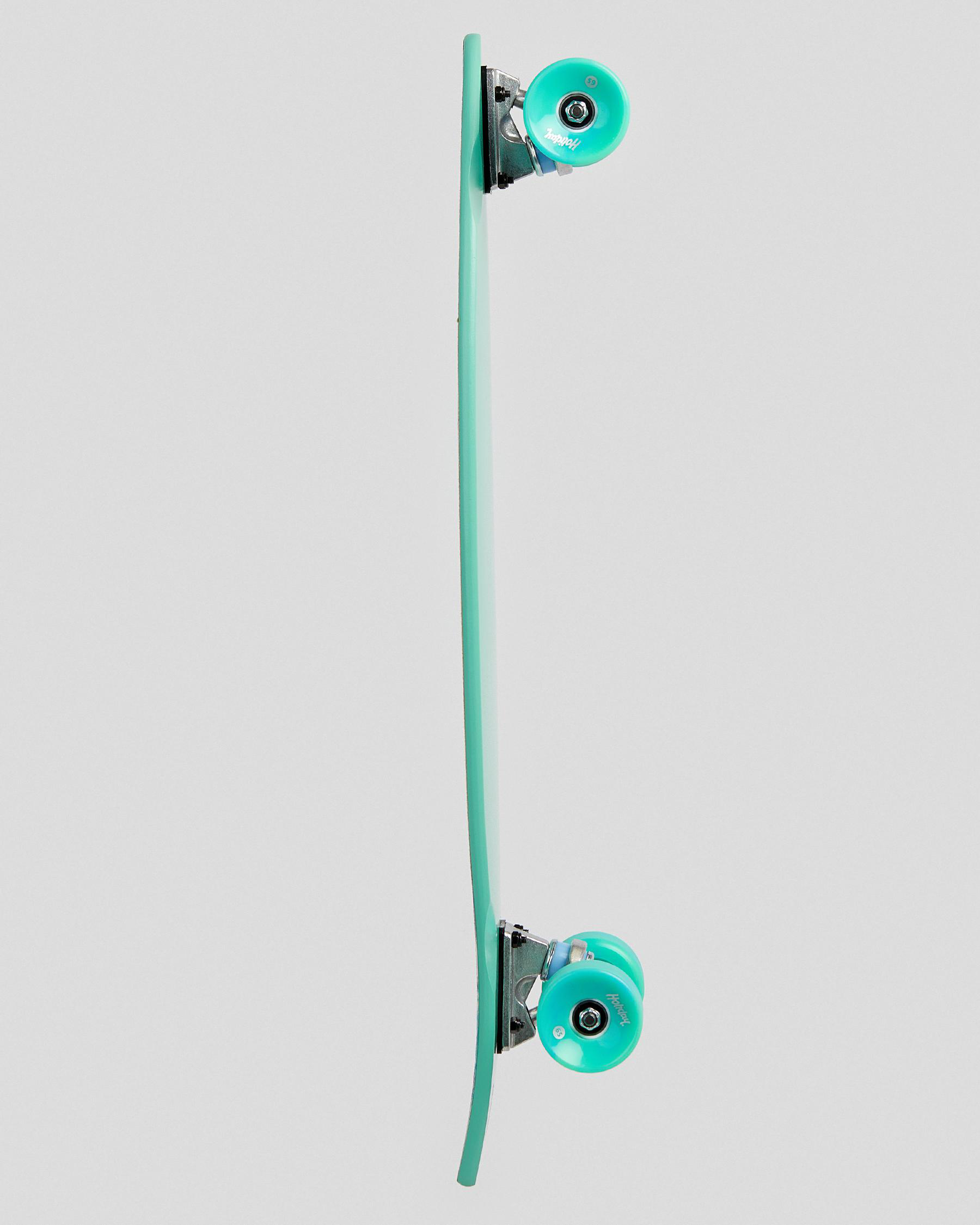 Shop Holiday Skateboards Cosmic Crush 28" Cruiser Skateboard In Teal ...