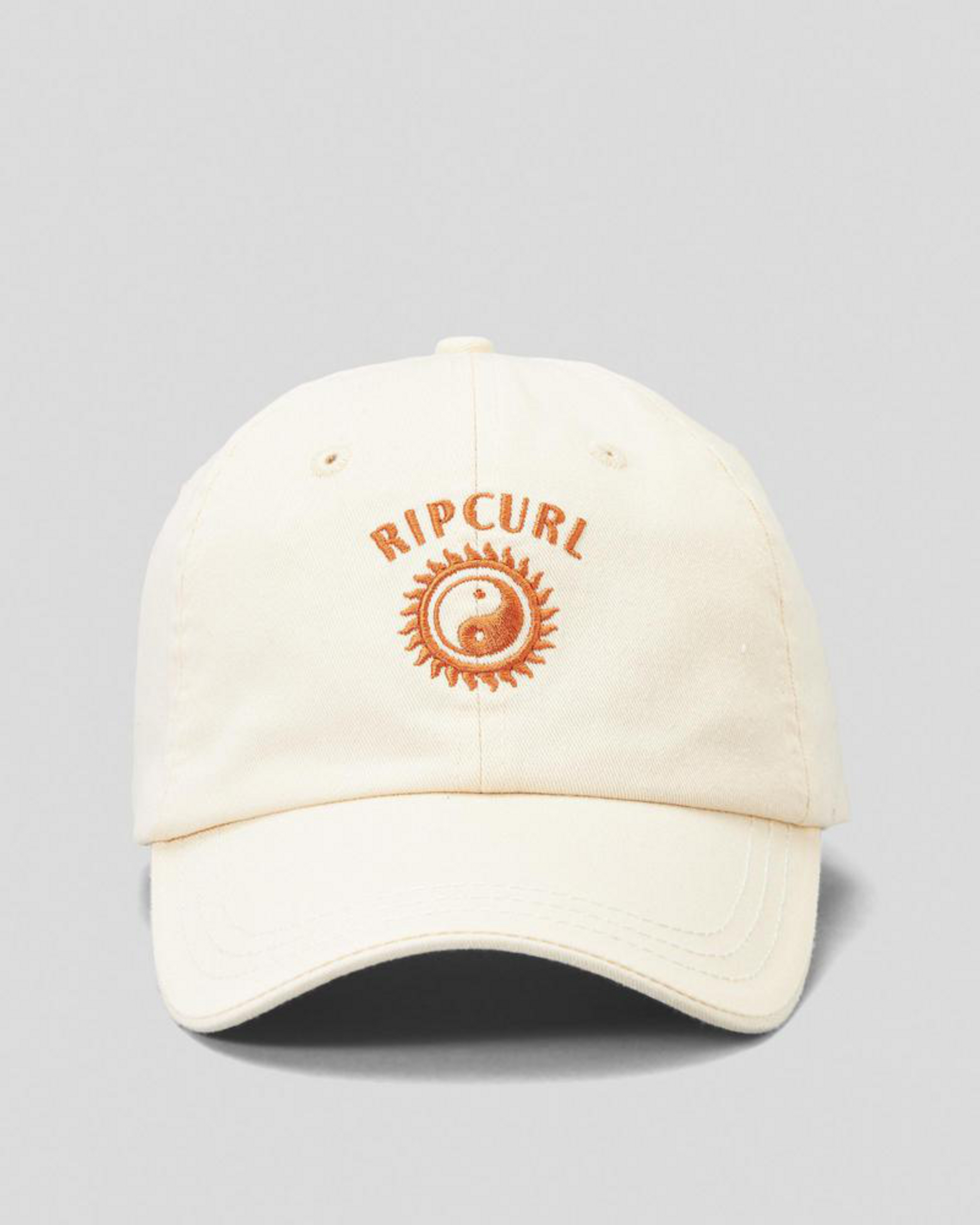 Shop Rip Curl Celestial Sun 6 Panel Cap In Off White - Fast Shipping ...