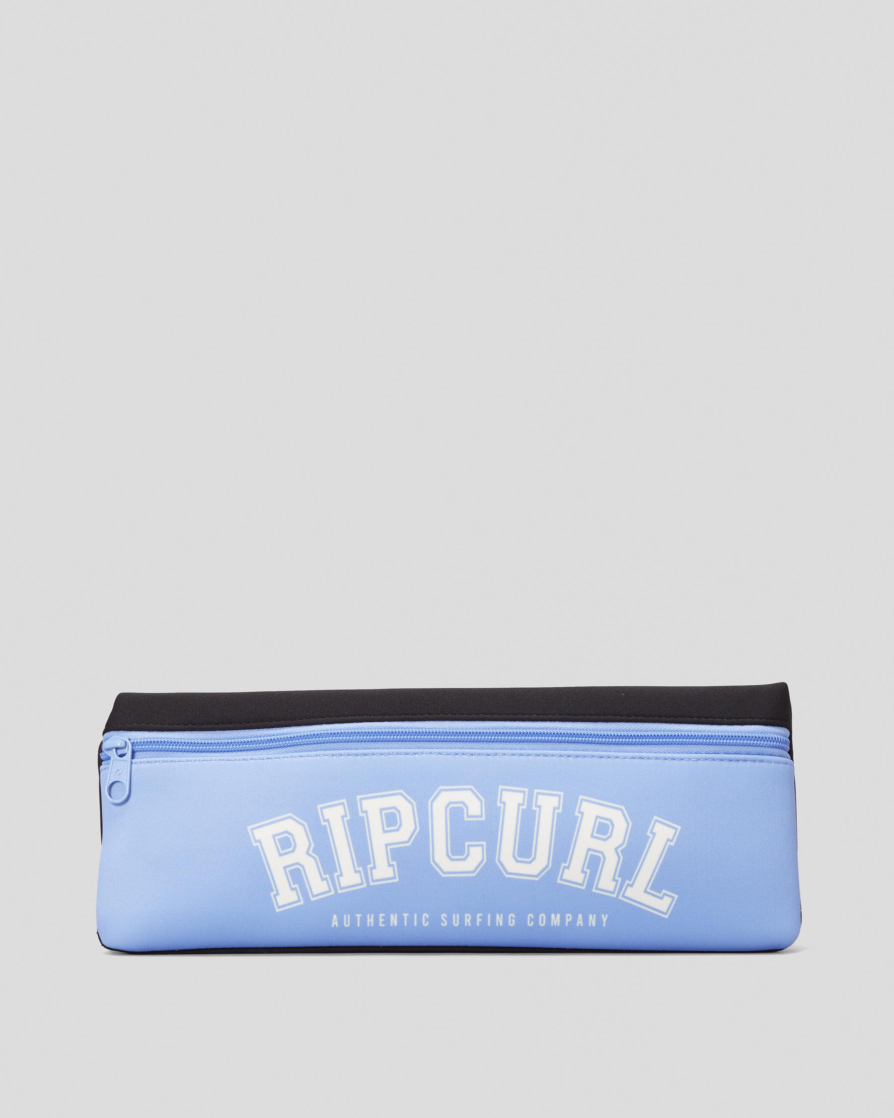 Shop Rip Curl Long Pencil Case In Mid Blue - Fast Shipping & Easy ...