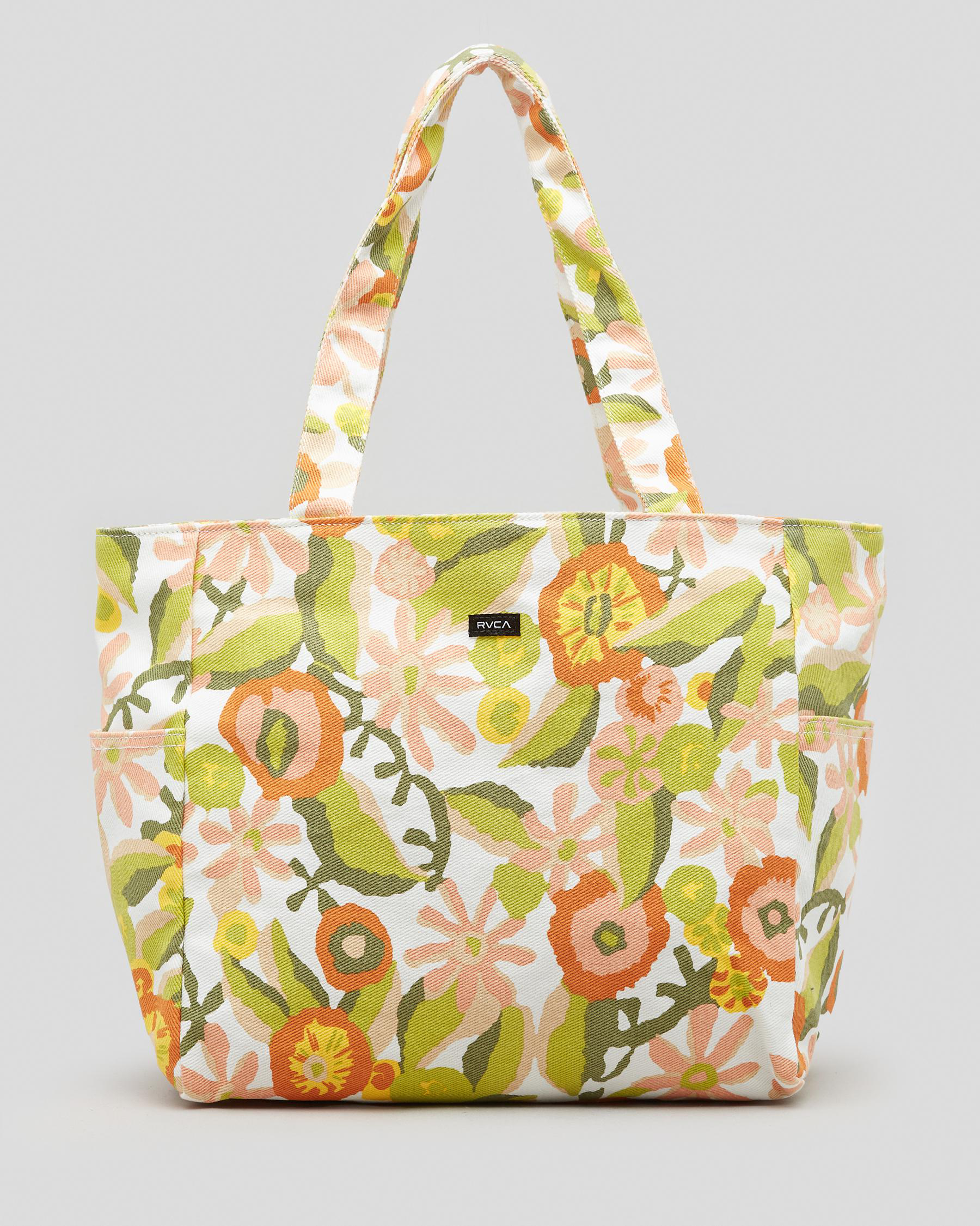 Shop RVCA Sunlight Beach Bag In White - Fast Shipping & Easy Returns ...